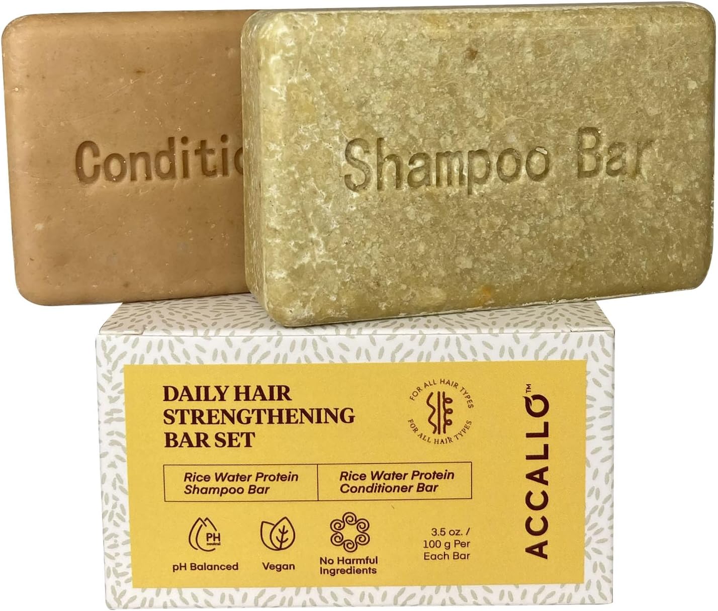 Amazon.com : Muun Rosemary Shampoo and Conditioner Bar Set 3 - Natural ...