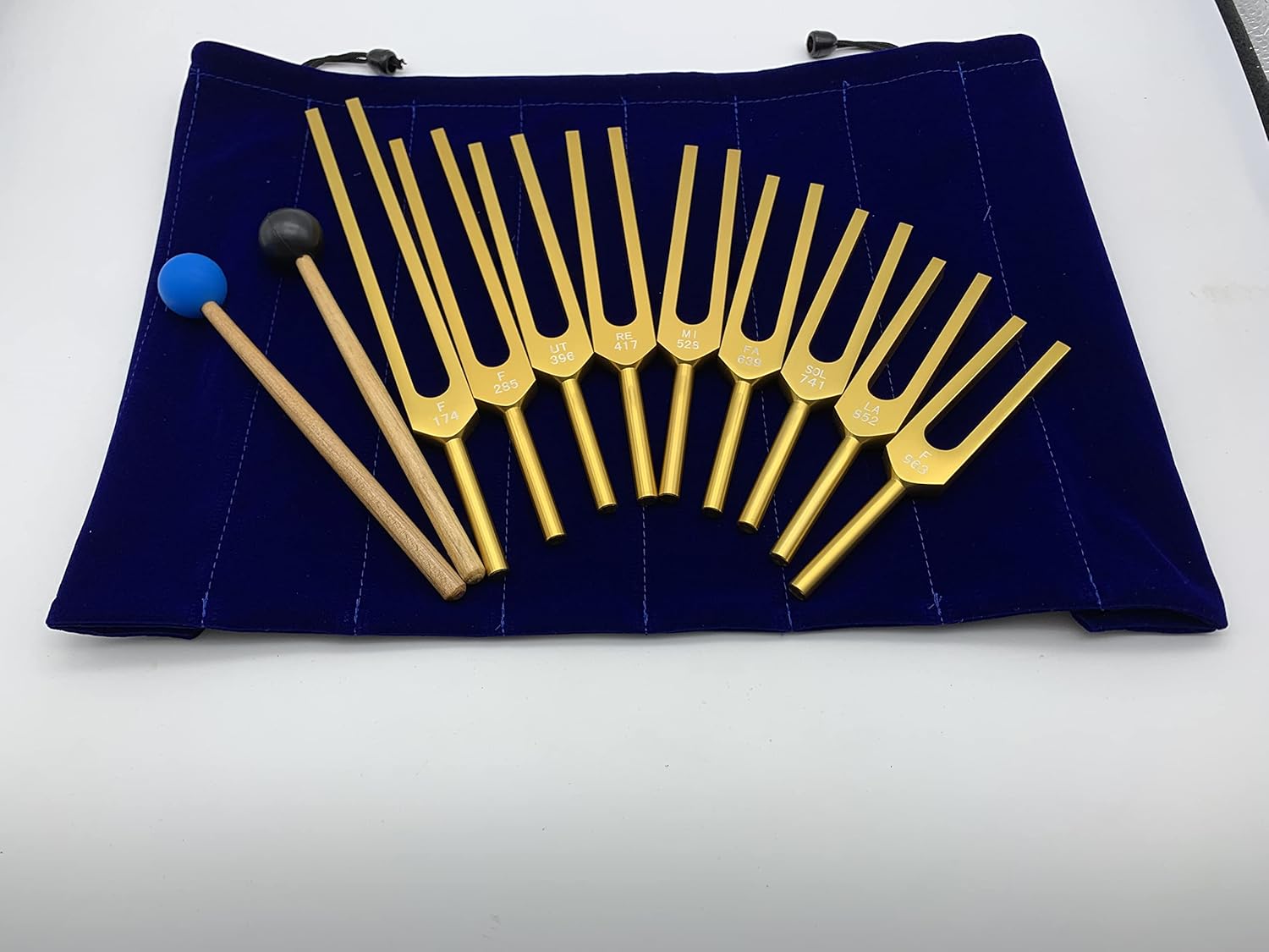 Amazon.com: SINYI Solfeggio Tuning Fork Set - 9 Tuning Forks Perfect ...