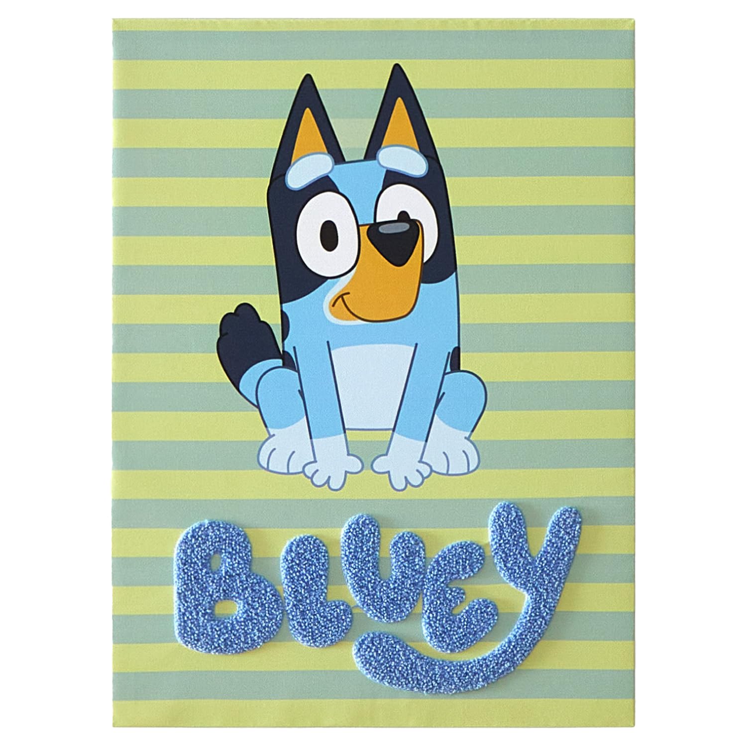 Amazon.com: Idea Nuova Bluey Canvas Wall Art and Décor with 3D Tufting ...