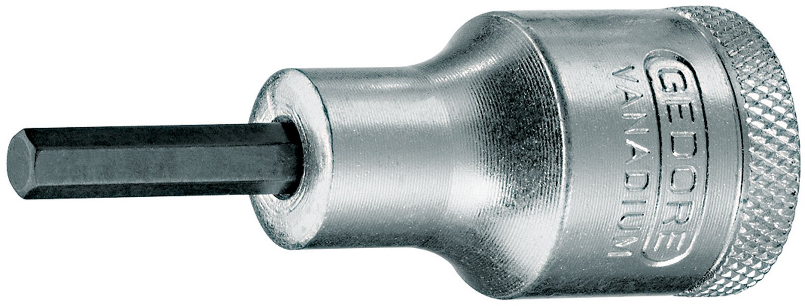 Gedore 1/2-Inch Drive 3/16-Inch Hexagon Screwdriver Bit Socket, 60 mm ...