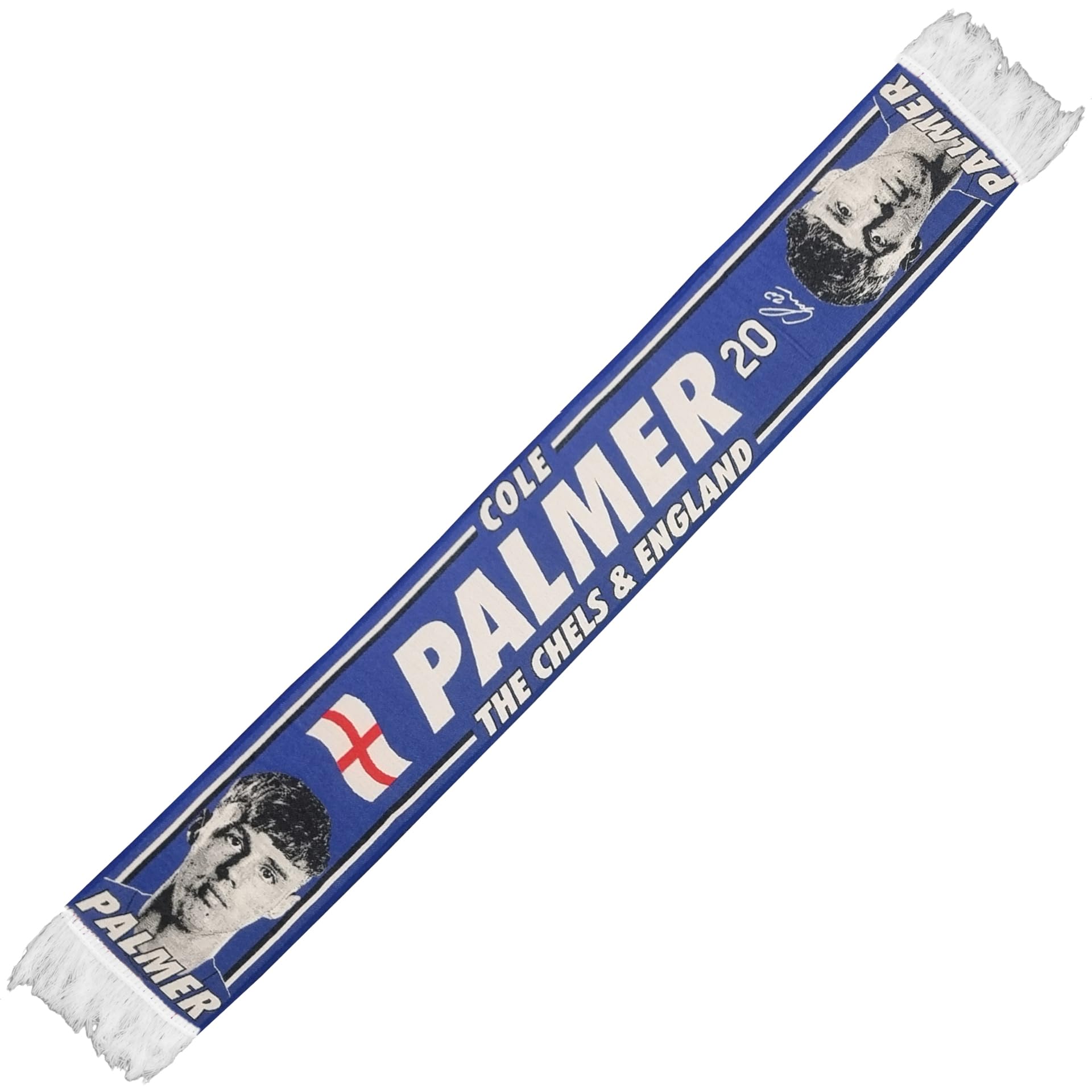 Amazon.com: Cole Palmer Scarf | Chelsea Fan Scarf | Premium Acrylic ...