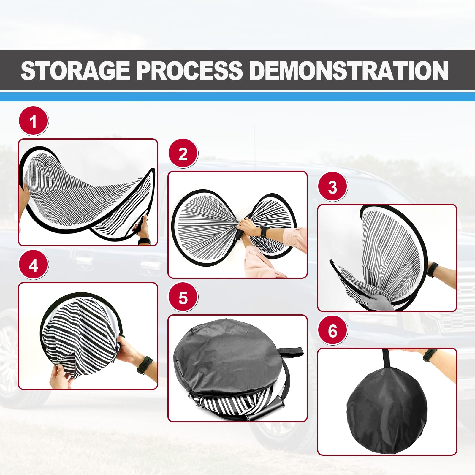 Snapklik.com : Car Dent Detection Board - Circular Striped Flexible ...