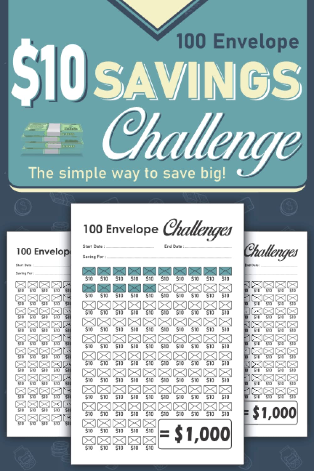 10 Savings Challenge 100 Envelope Savings Challenge Edition Is Easy ...