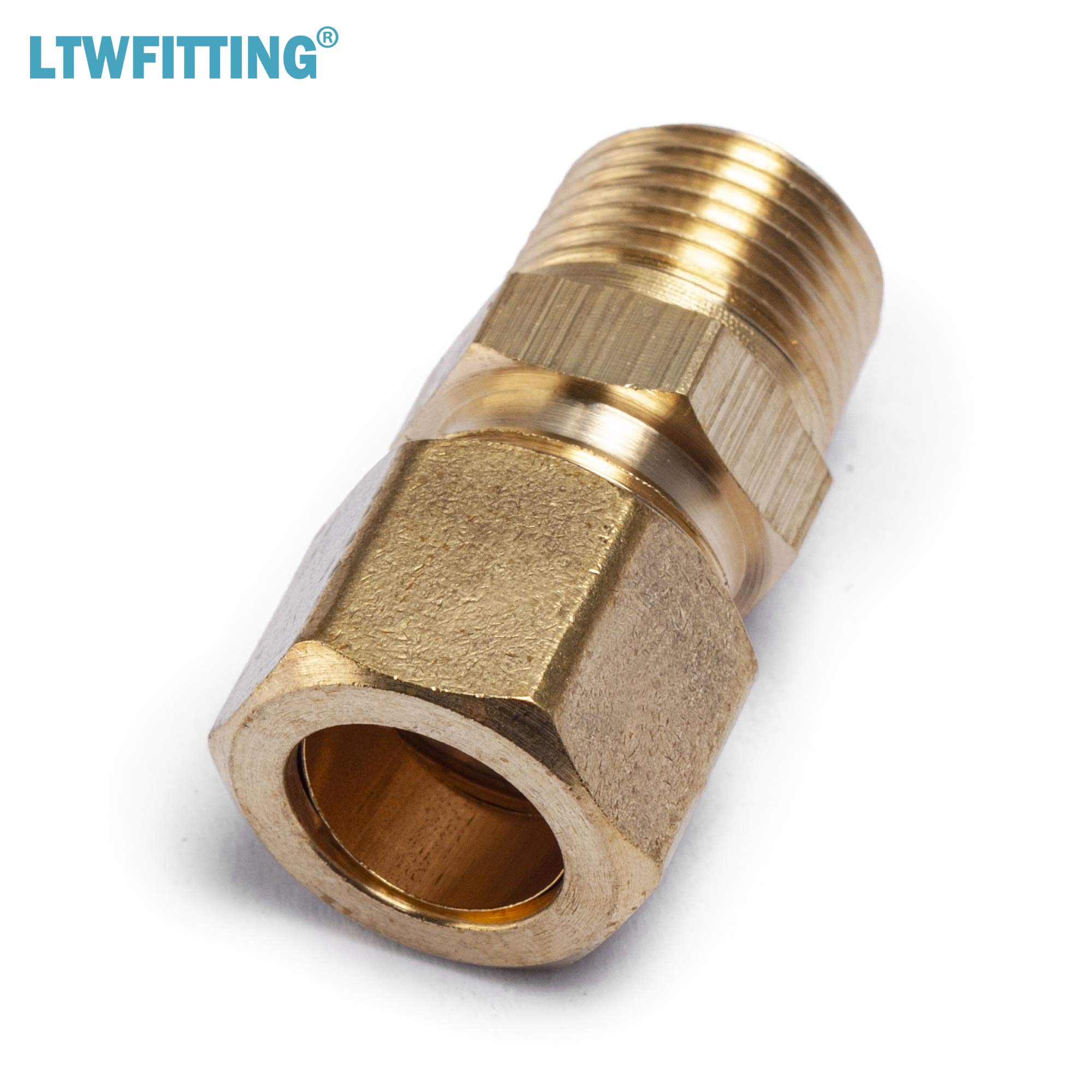Snapklik.com : LTWFITTING Brass 1/2-Inch OD X 3/8-Inch Male NPT ...