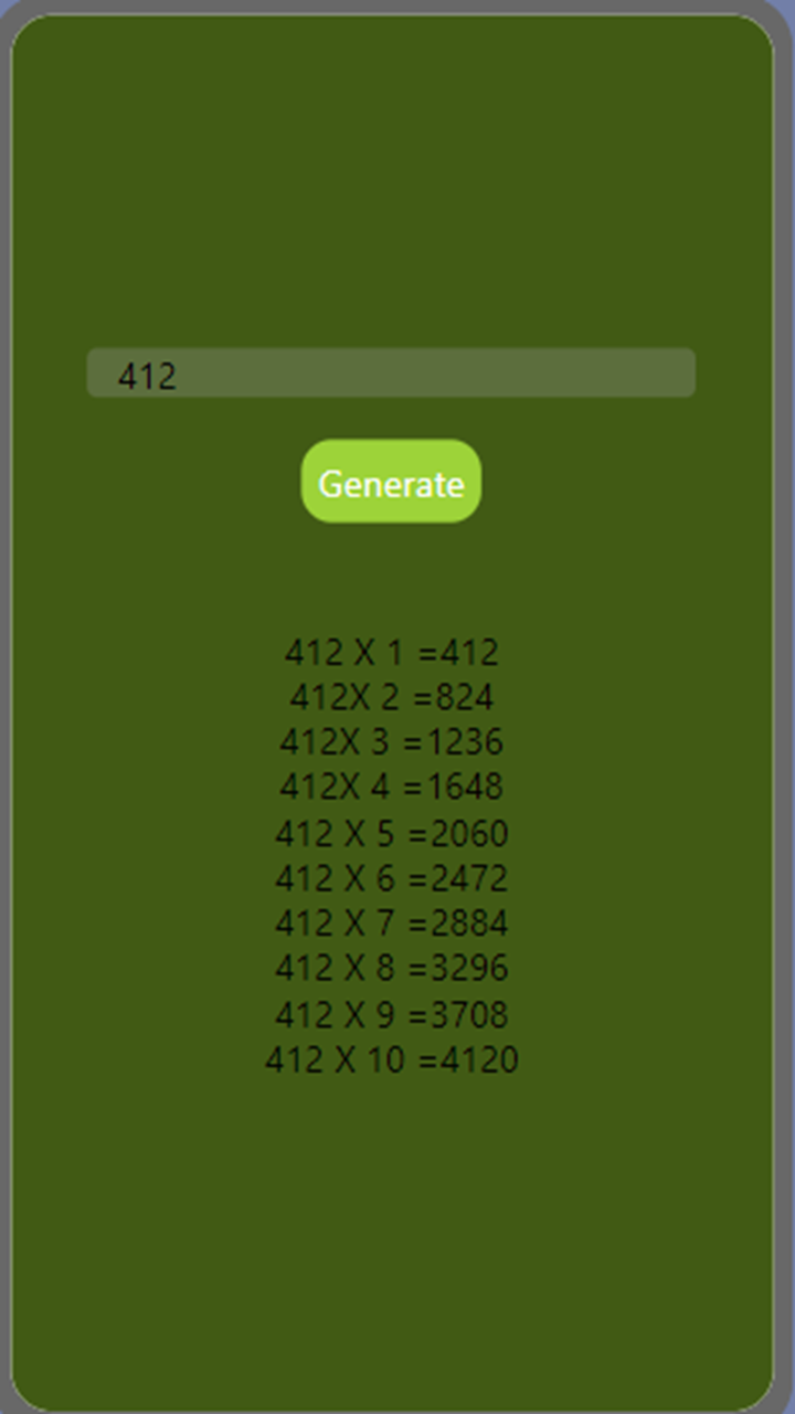 Multiplication table app by Arush - App on Amazon Appstore