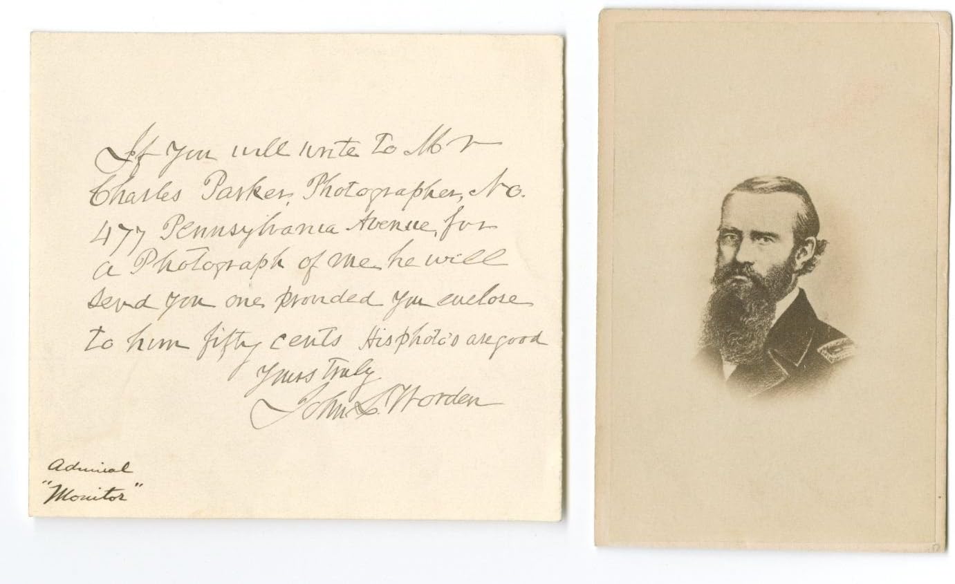 Amazon.com: John L. Worden - Civil War Rear Admiral - Authentic ...