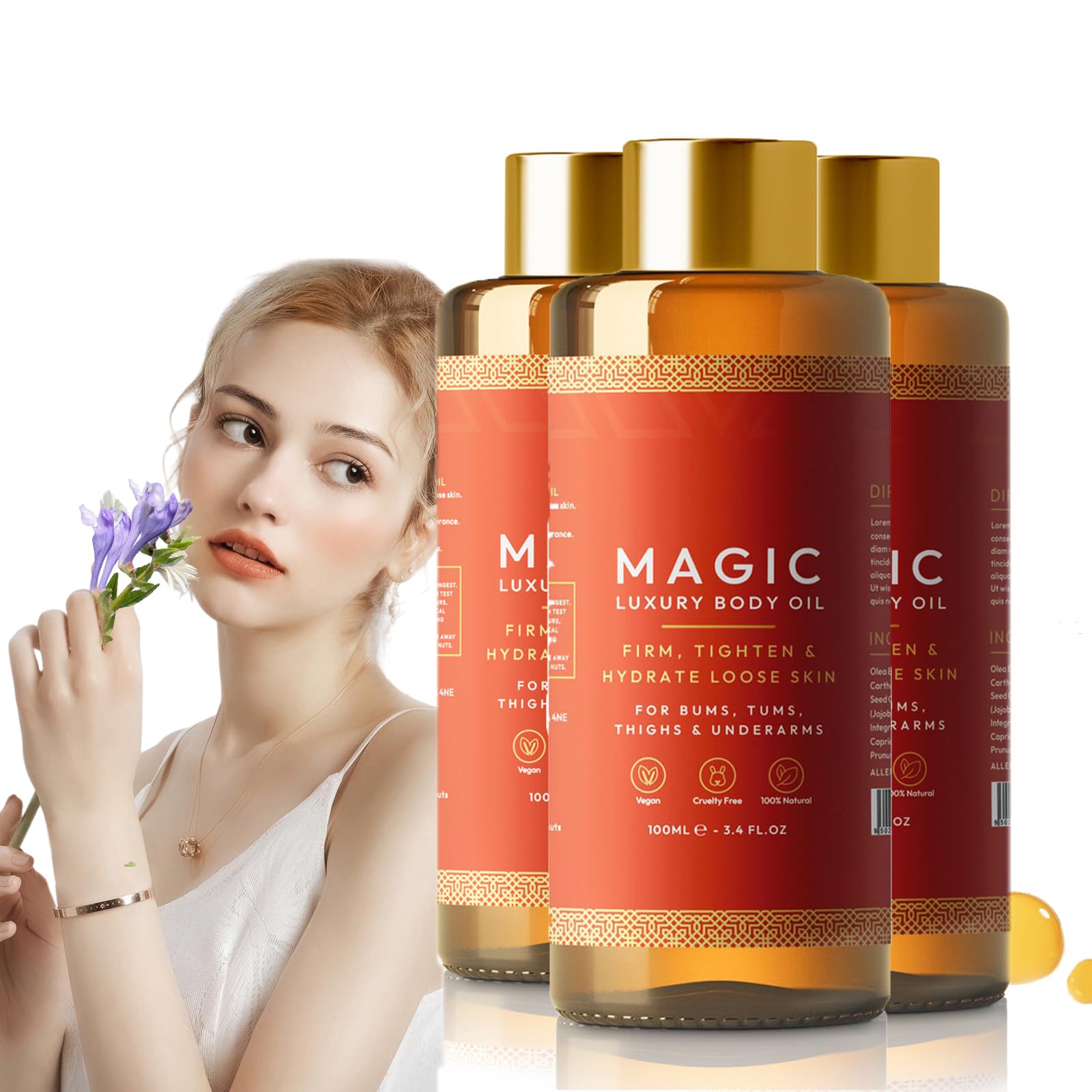 Besque Magic Body Oil - 100ml, Besque Firming Oil, Besque Magic Luxury ...