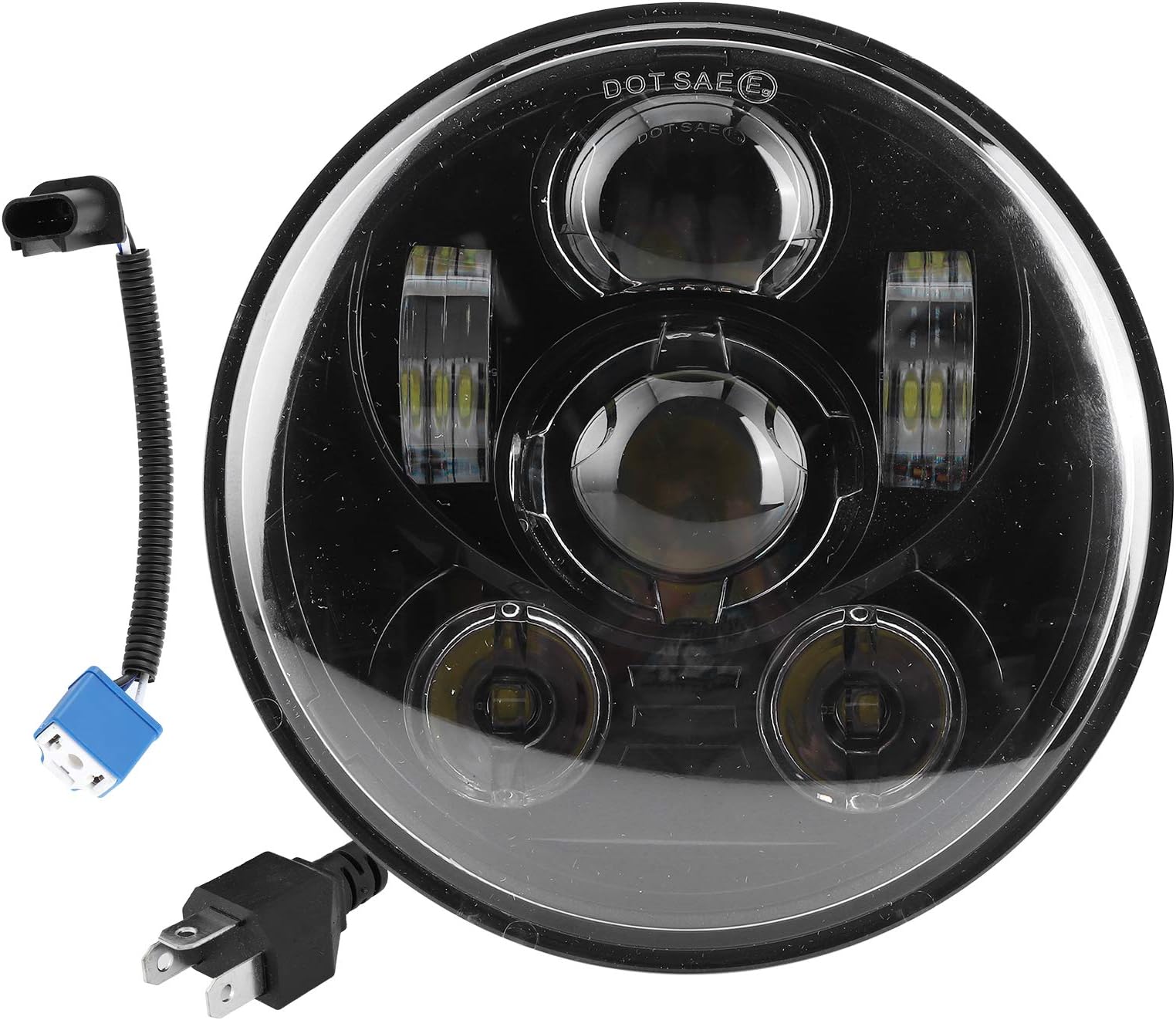 Anilun Faros Led para Moto, Faro para Motocicleta de 5.75 Pulgadas ...