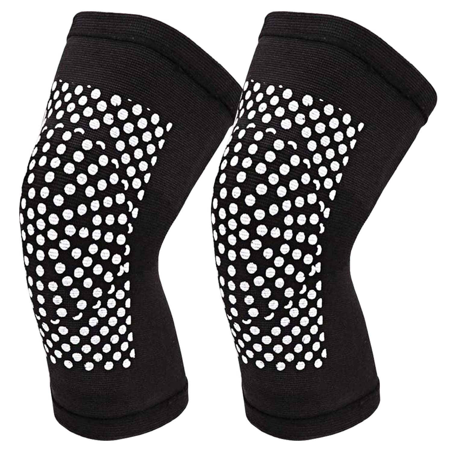 Amazon.com: TSSPLUS 1 Pair Self Heating Knee Pads Magnetic Therapy ...