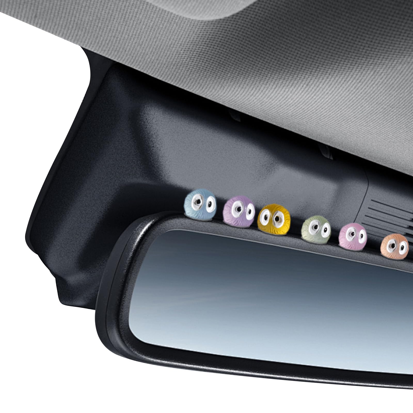 Amazon.com: Lanrena 24 Pcs Luminous Cute Soot Sprites Car Rearview ...