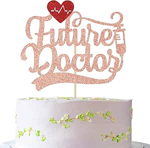 Amazon.com: Future Doctor Cake Topper, Congrats Doctor Cake Decor ...