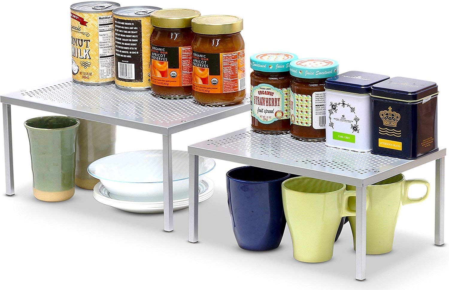 Buy indian decor Expandable Stackable Kitchen Cabinet and Counter Shelf ...