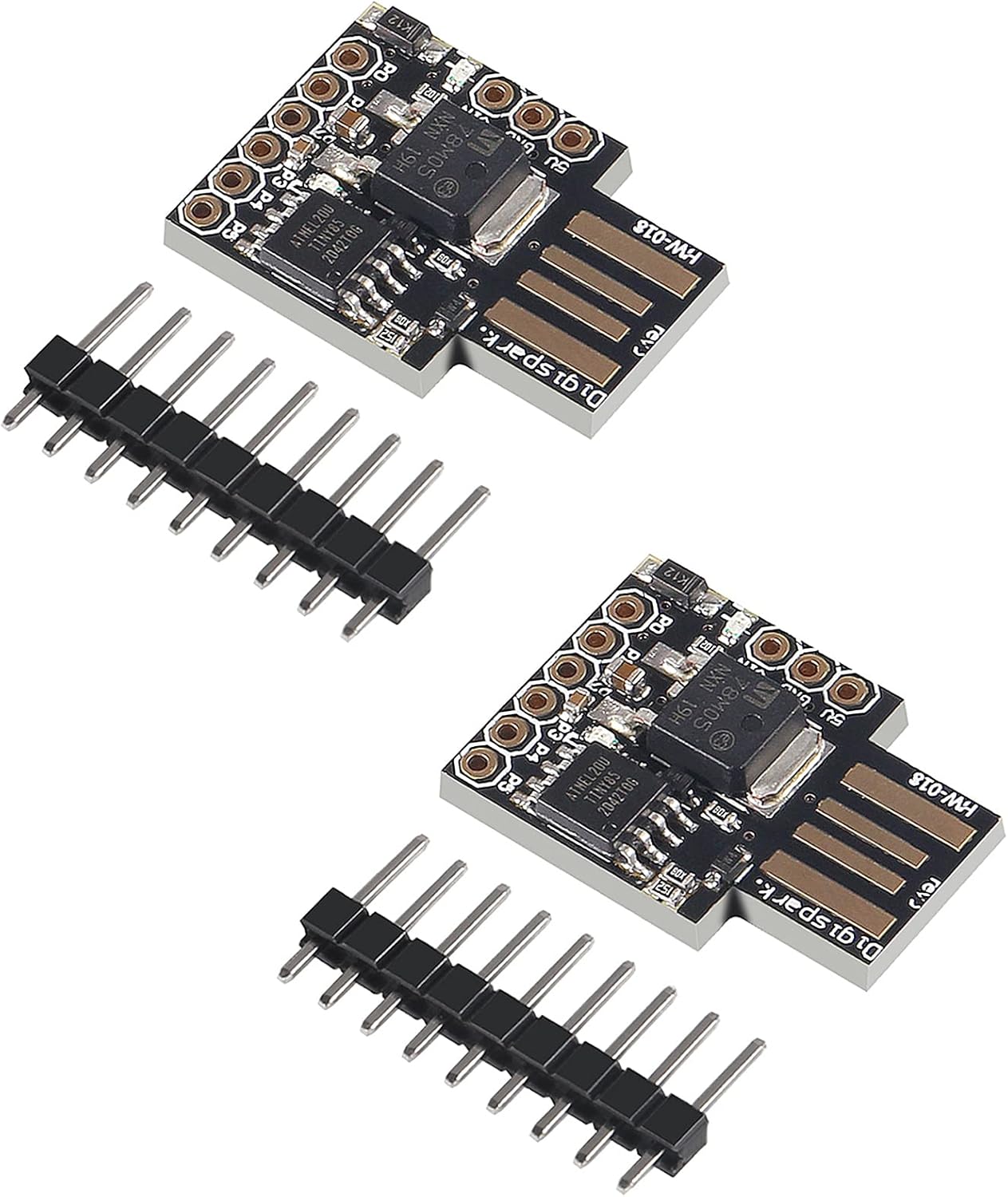 Amazon.com: AITIAO 2Pcs Digispark Kickstarter Attiny85 Micro USB ...