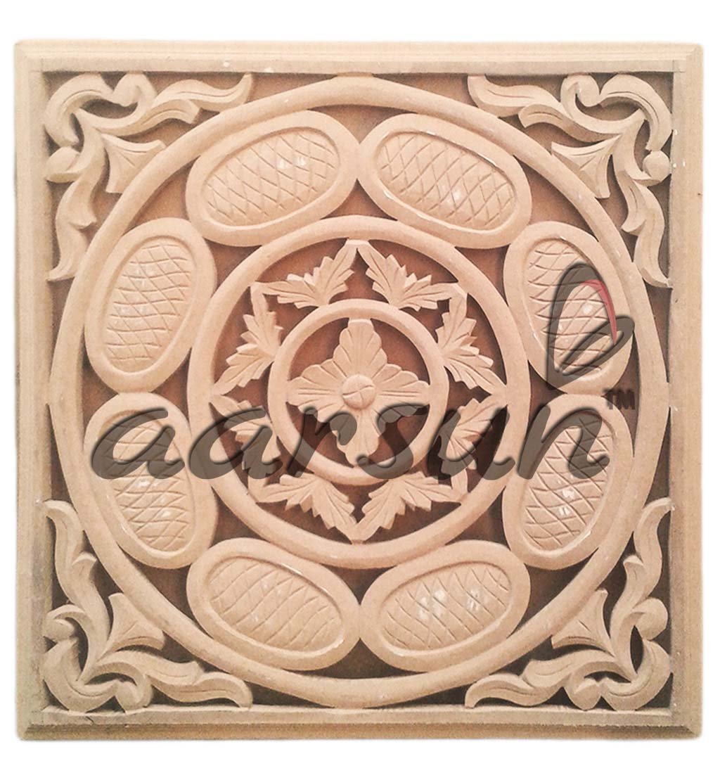 Aarsun Woods Handcrafted Wall Decorative MDF Jaali Panel (2 x 2 ...