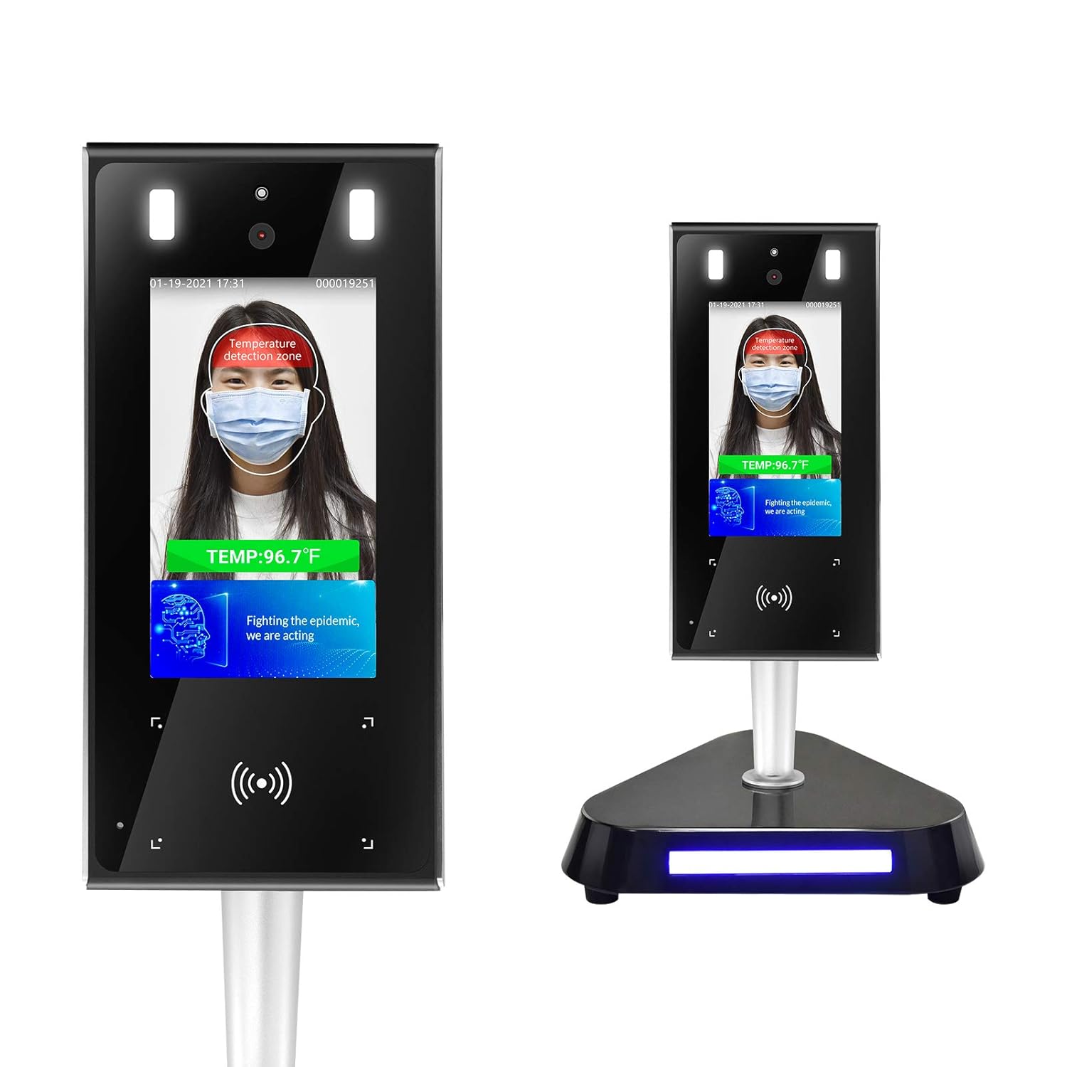 Thermometers LRZ Thermometer Infrared Face Recognition Temperature ...