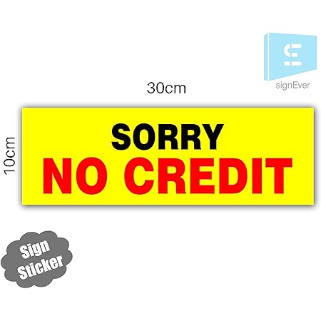 SIGN EVER™ Fixed Rate No Bargaining Combo Pack Sign Stickers Red White ...