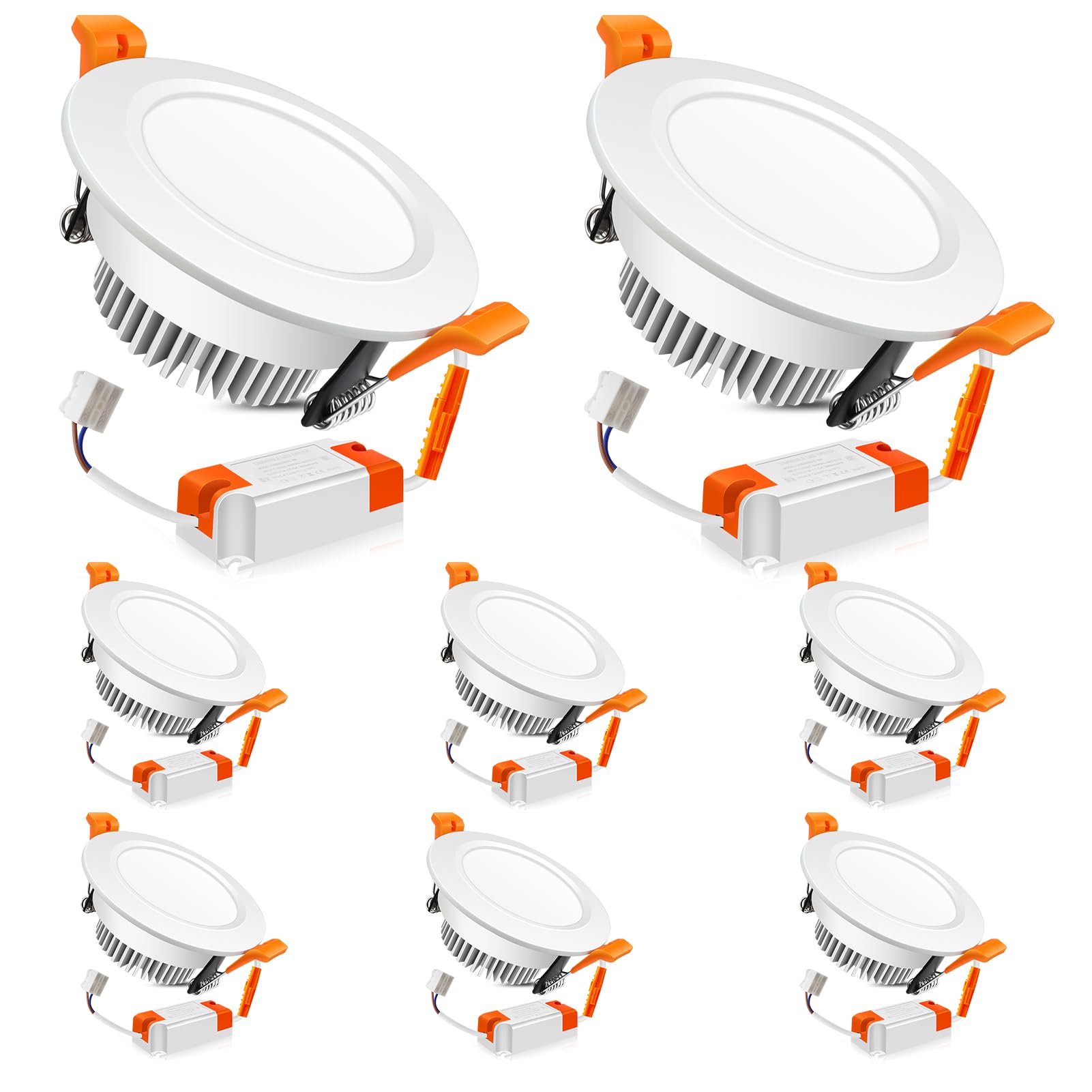 Snapklik.com : 3.5 Inch LED Recessed Lighting Dimmable Downlight, 7W ...