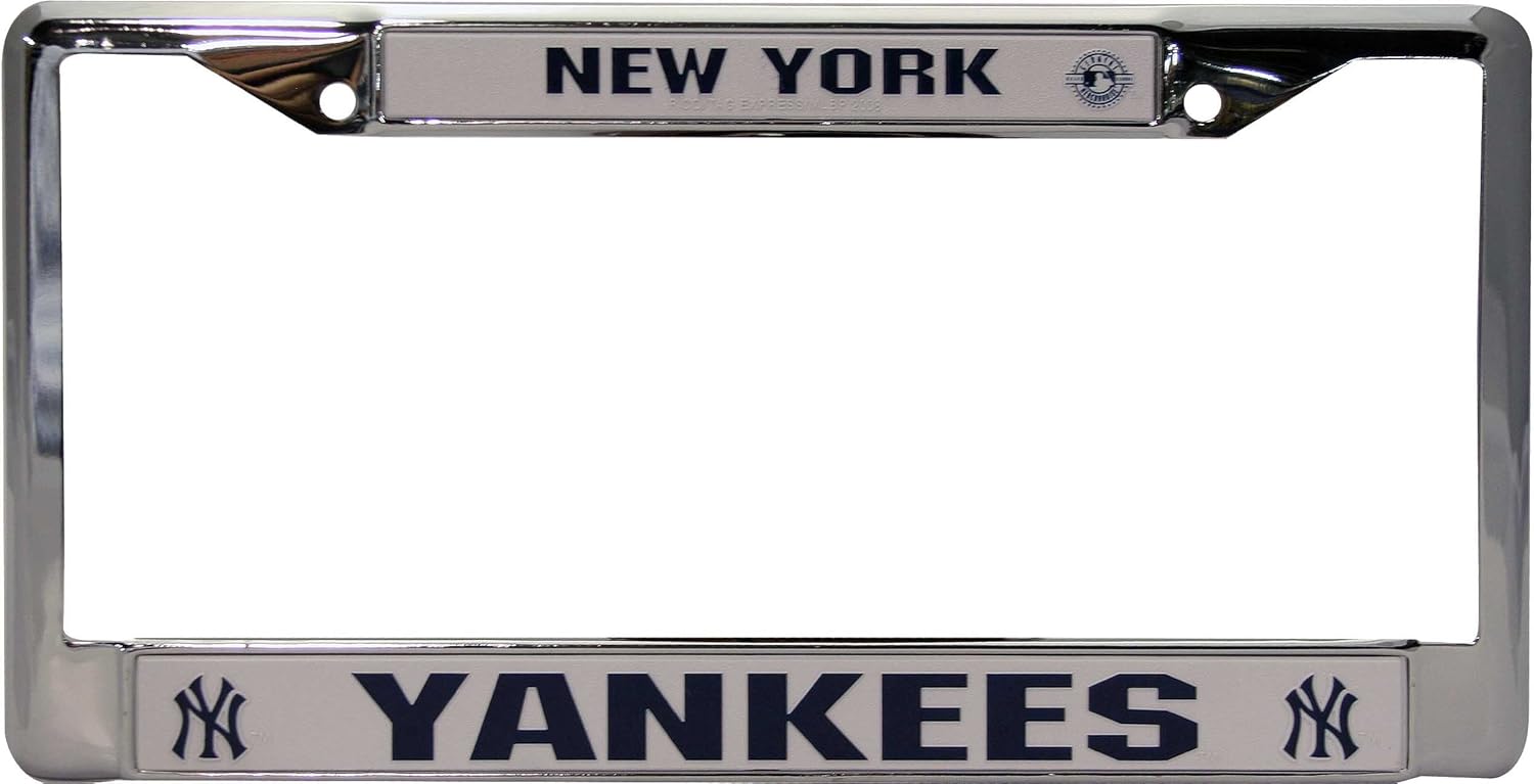 Amazon.com : Yankees Auto Frame : Sports Fan License Plate Frames ...