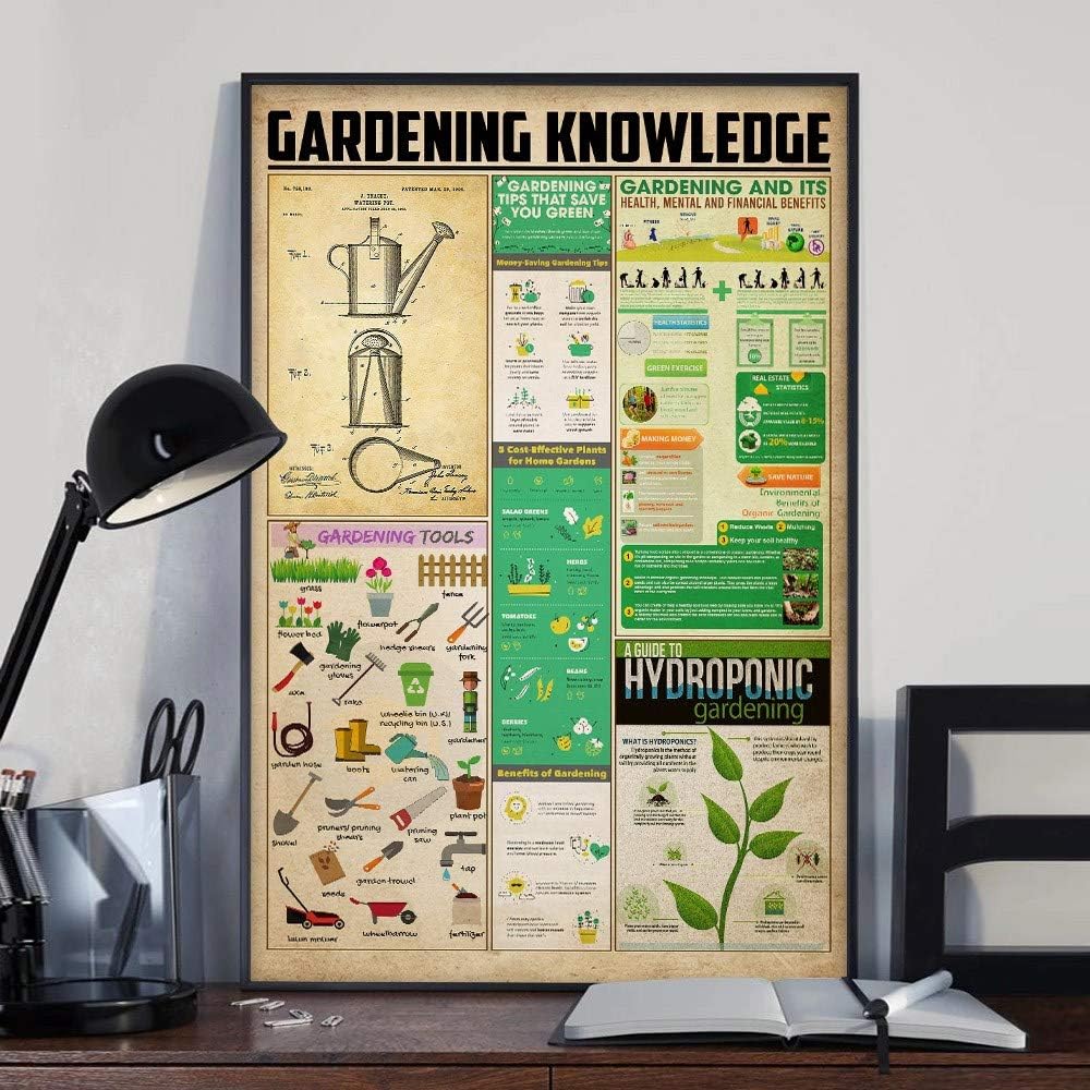 Amazon.com: Sarah Unframed Poster Gardening Knowledge Size 11 17 16 24 ...