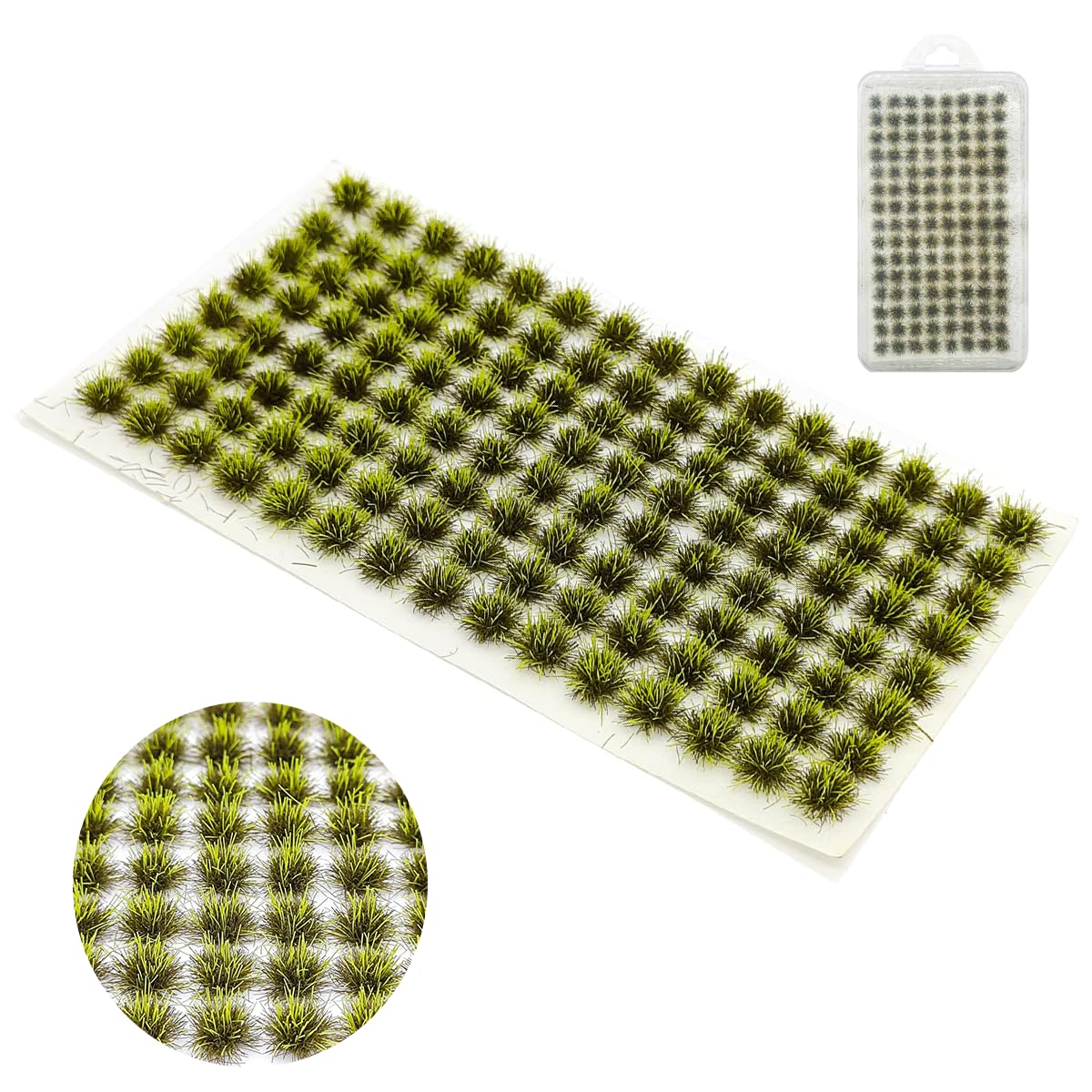 RXKFIGX 120 PCS Grass Tufts Mini Tufts Terrain Model Tuft Model Grass ...