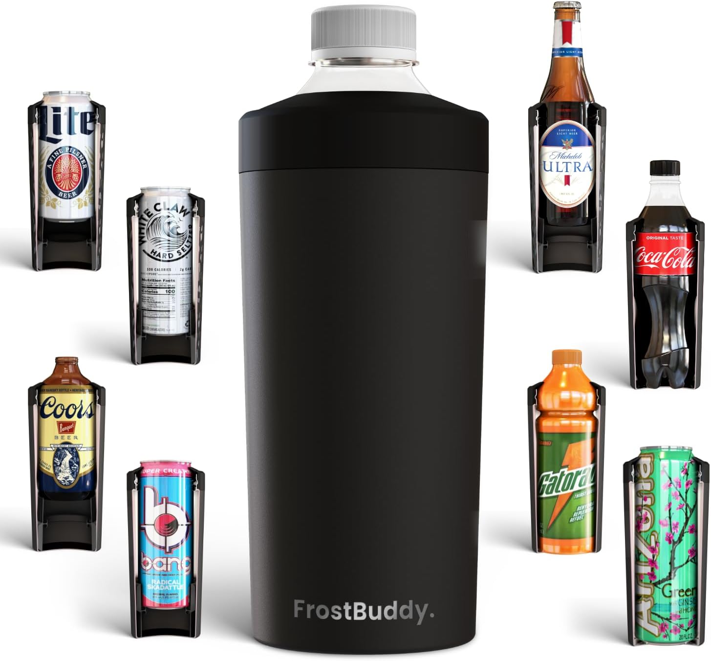 Amazon.com: Universal Buddy XL Can Cooler by Frost Buddy - Fits 12 ...