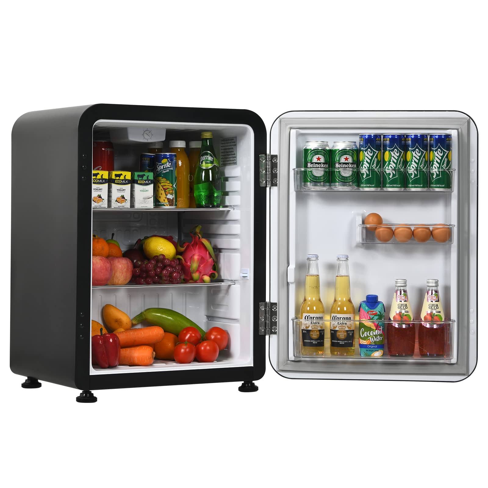 TANGZON Mini Refrigerator, 42L/68L Compact Portable Fridge with Auto ...