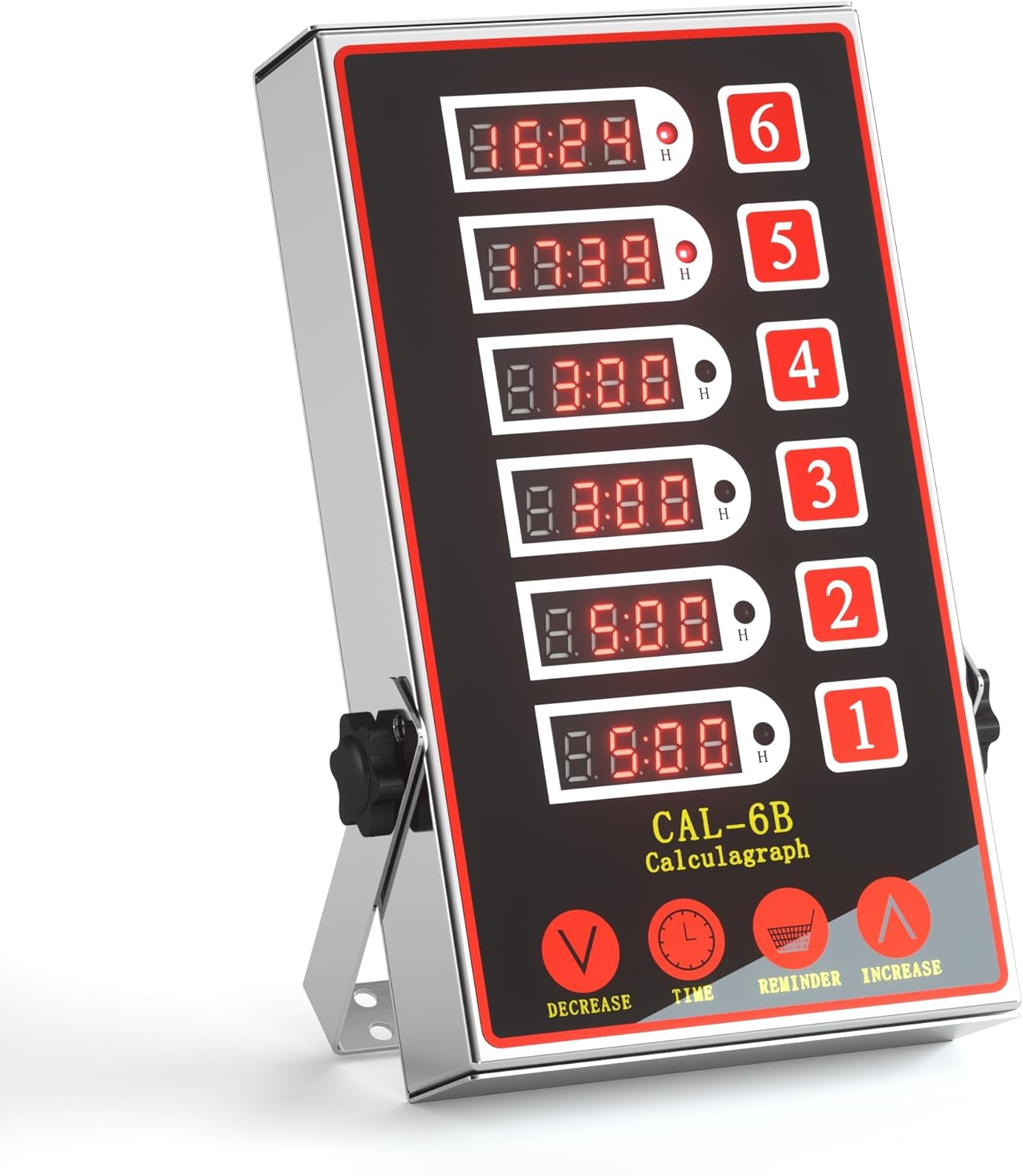 Amazon.com: Commercial Kitchen Timer with 6 Channels, Professional LED ...
