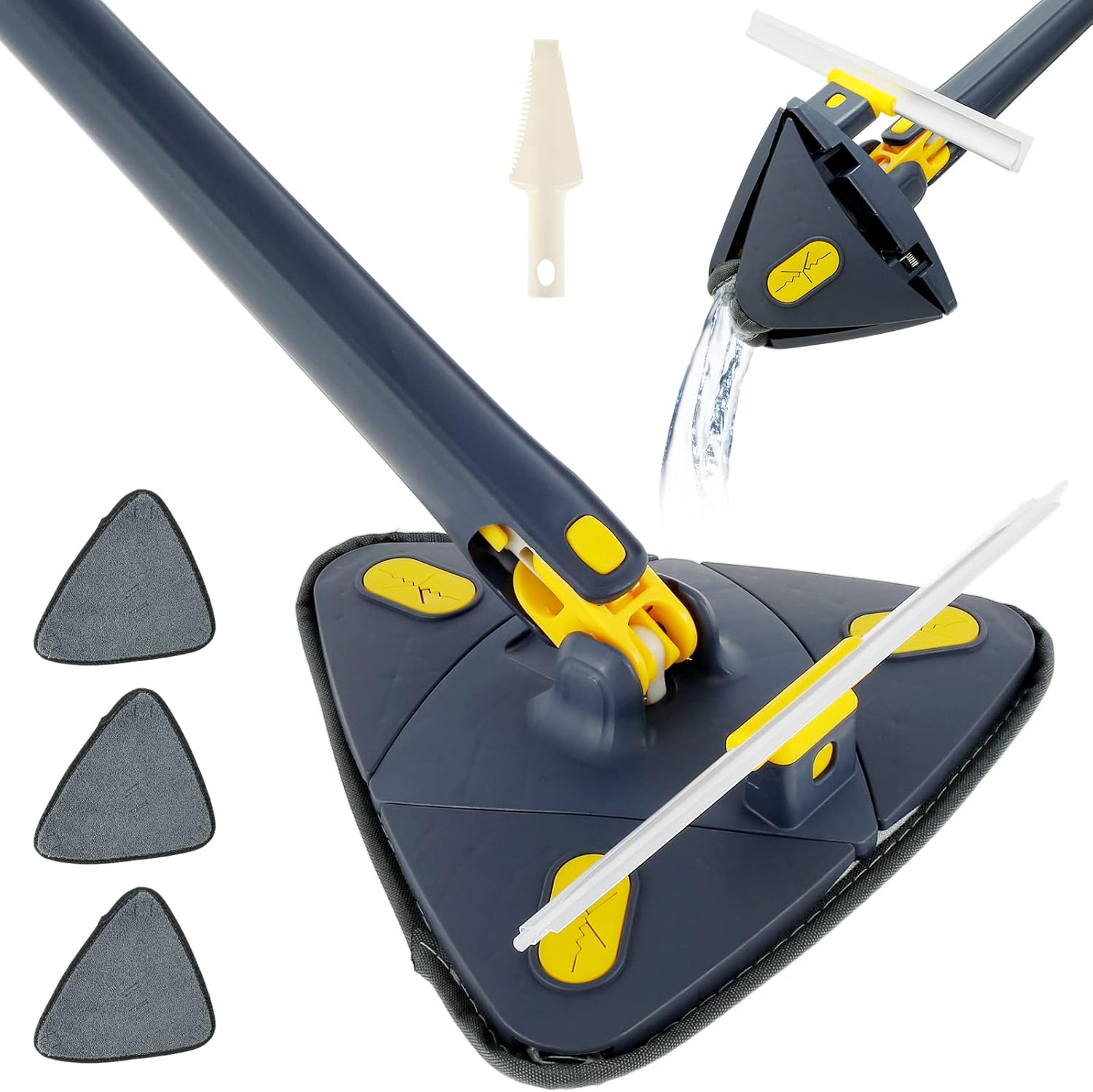 Amazon.com: Txkrhwa Cleaning Mop 360° Rotatable Super Water Absorption ...