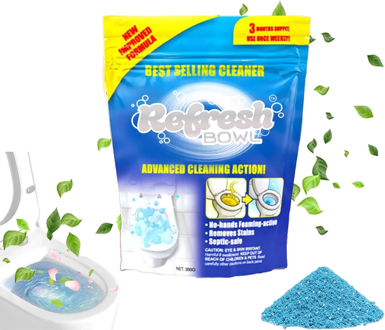 Amazon.com: ISRONUY Bowlrefresher Foaming Toilet Cleaner, Bowl ...