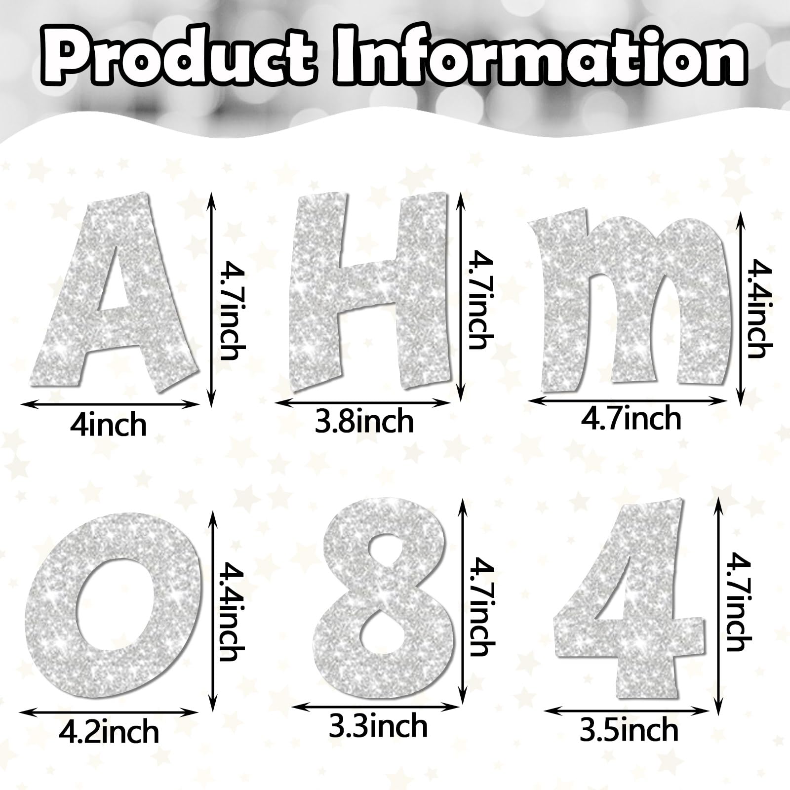 Snapklik.com : Colarr 216 Pcs Glitter Bulletin Board Letters For ...