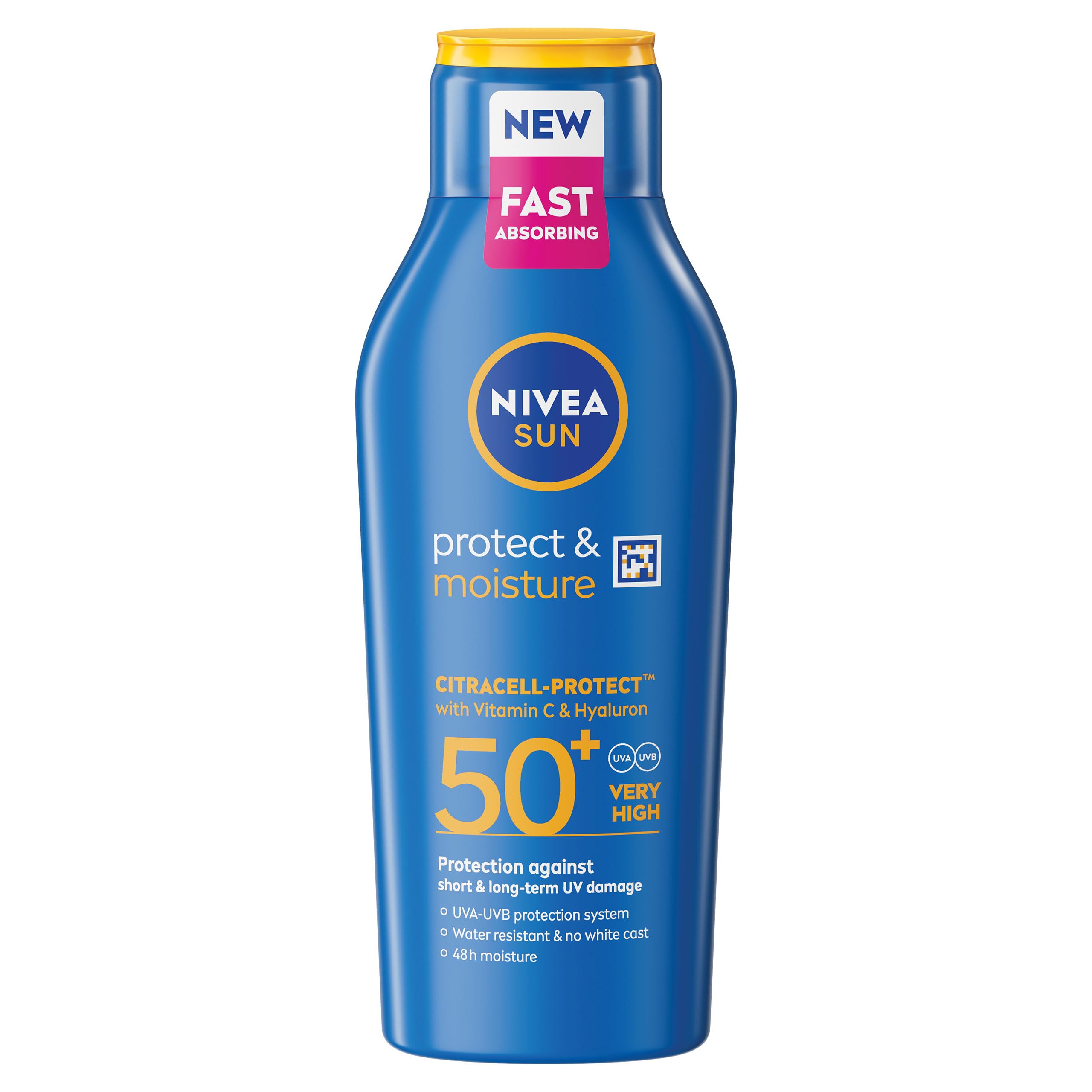NIVEA SUN Protect & Moisture Sun Cream Lotion SPF 50 (400 ml), Sun ...