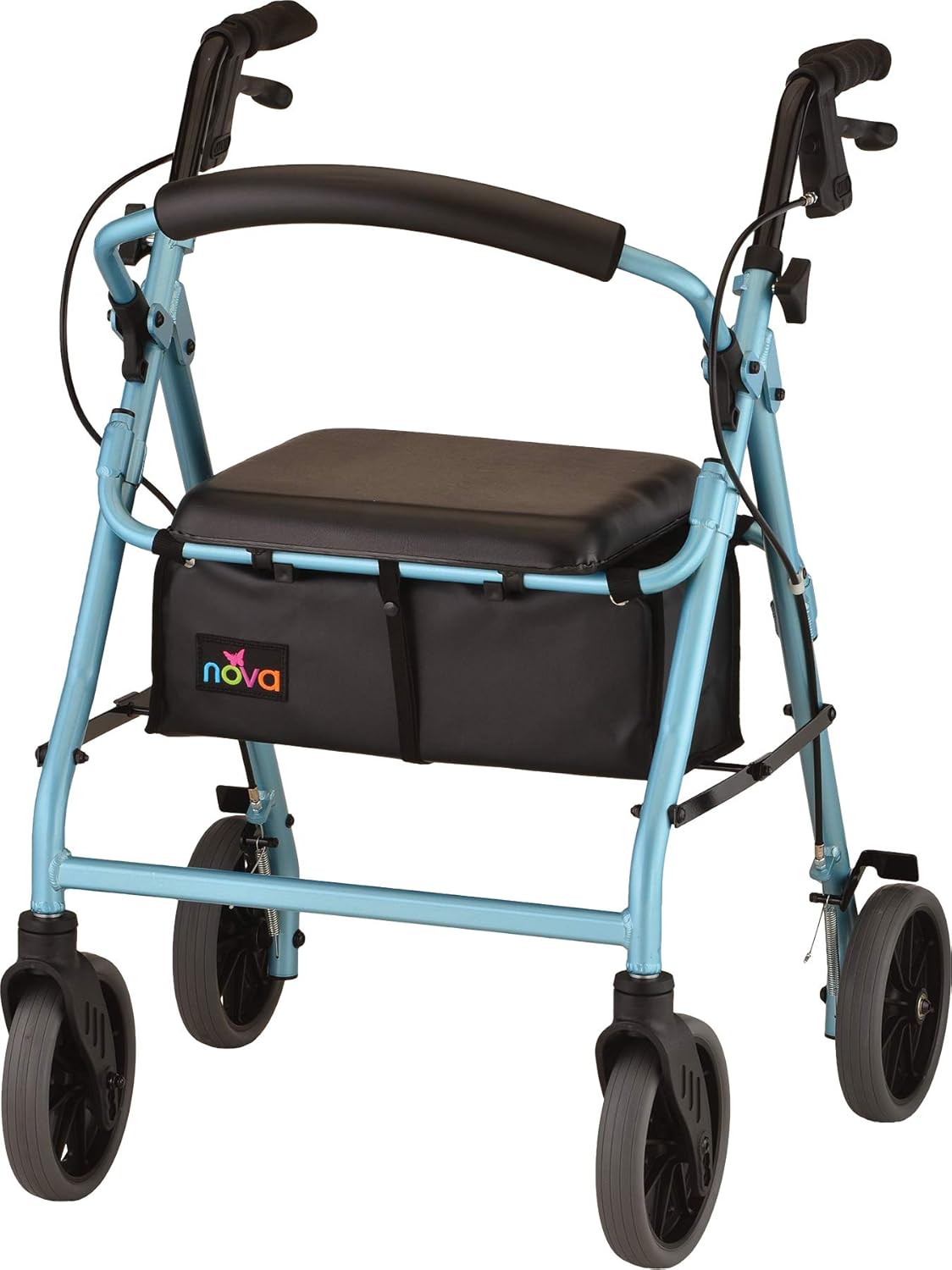Amazon.com: NOVA Medical Products Zoom Rollator Walker with 22" Seat ...