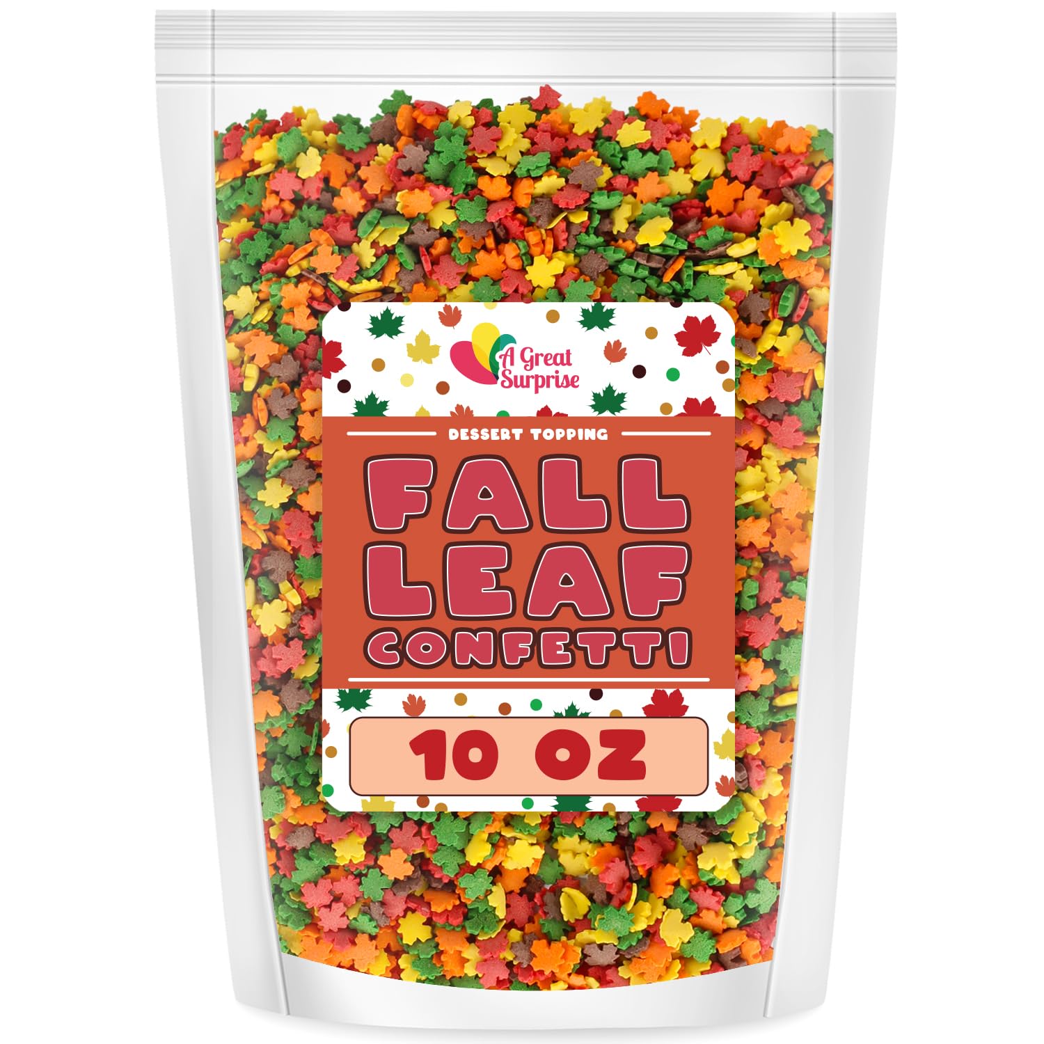Amazon.com: Fall Sprinkles - 10 oz - Fall Leaf Sprinkles for Baking ...