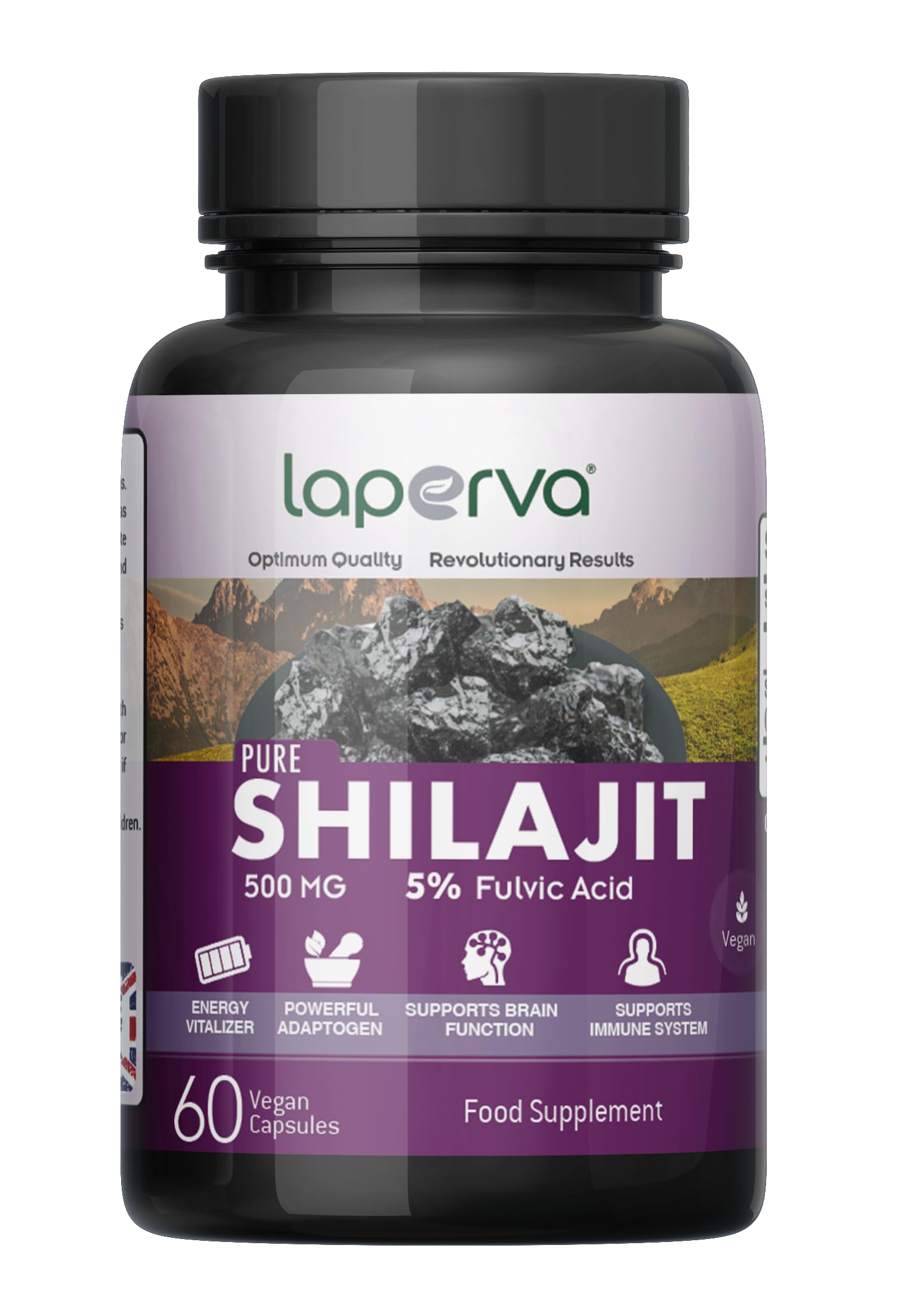 Buy Vegan Supplement - Laperva Pure s Formulated with 5% Fulvic - 500mg ...