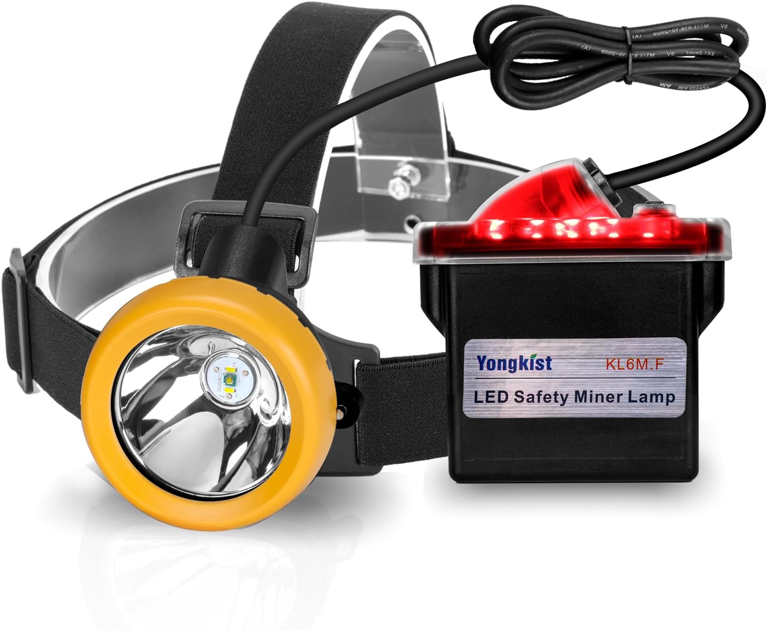 Yongkist Safety Mining Light 1+2 LED Coal Mining Lights Battery Pack ...