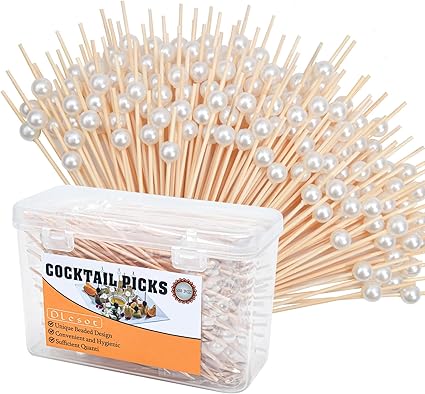 Amazon.com | 200PCS Upgrade Cocktail Picks Cocktail Toothpicks with ...