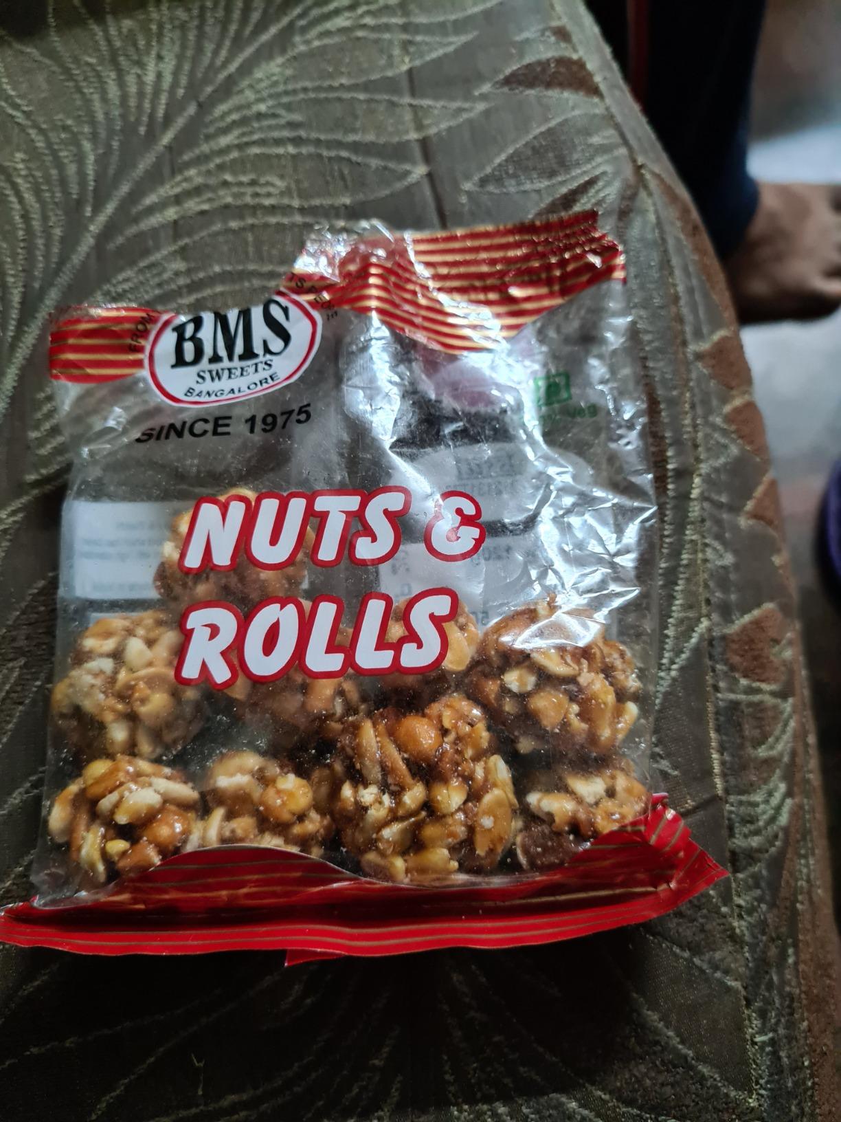 BMS Sweets - Nuts and Rolls, 120g Pack : Amazon.in: Grocery & Gourmet Foods