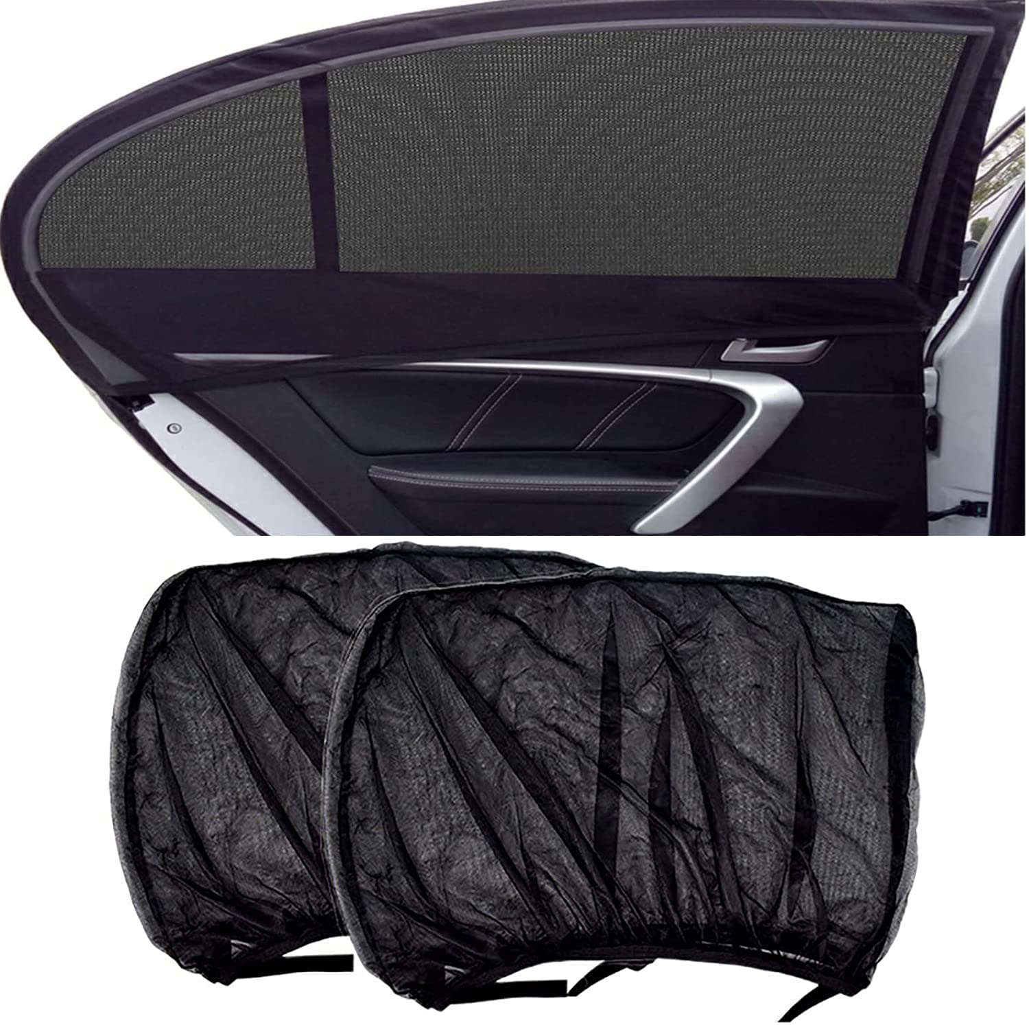 Window Shades Car Baby LEMLEON Car Window Sun Shade For Baby. Mesh Car ...