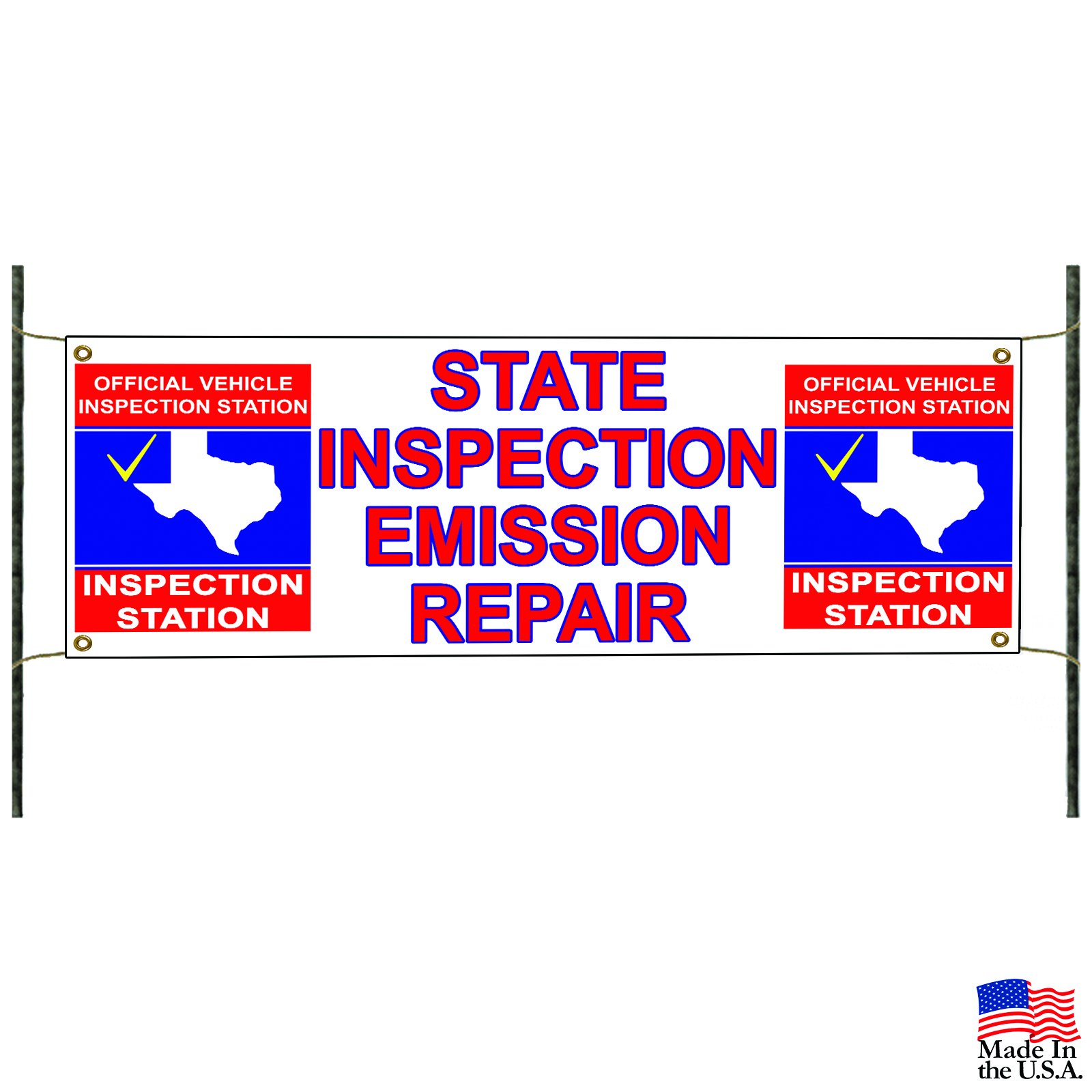 Amazon.com: Afterprints State Inspection Emission Repair Official ...