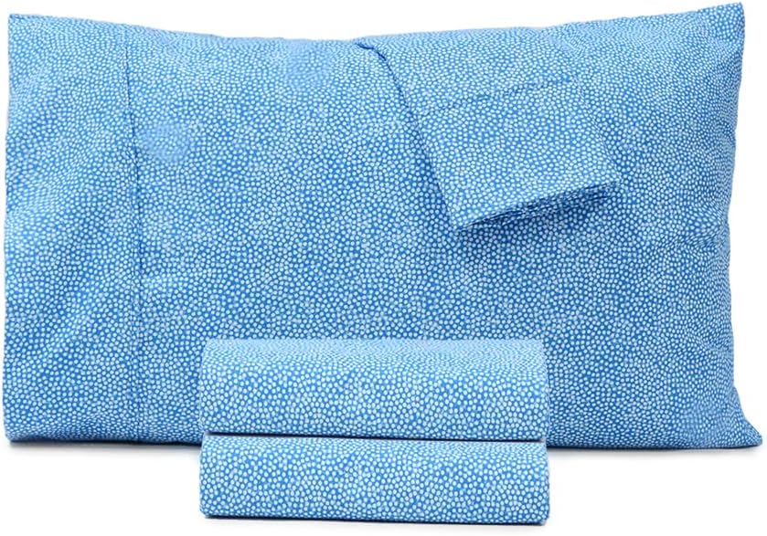Amazon.com: Jennifer Adams Essentials Twin Microdot Sheet Set - 4 Piece ...