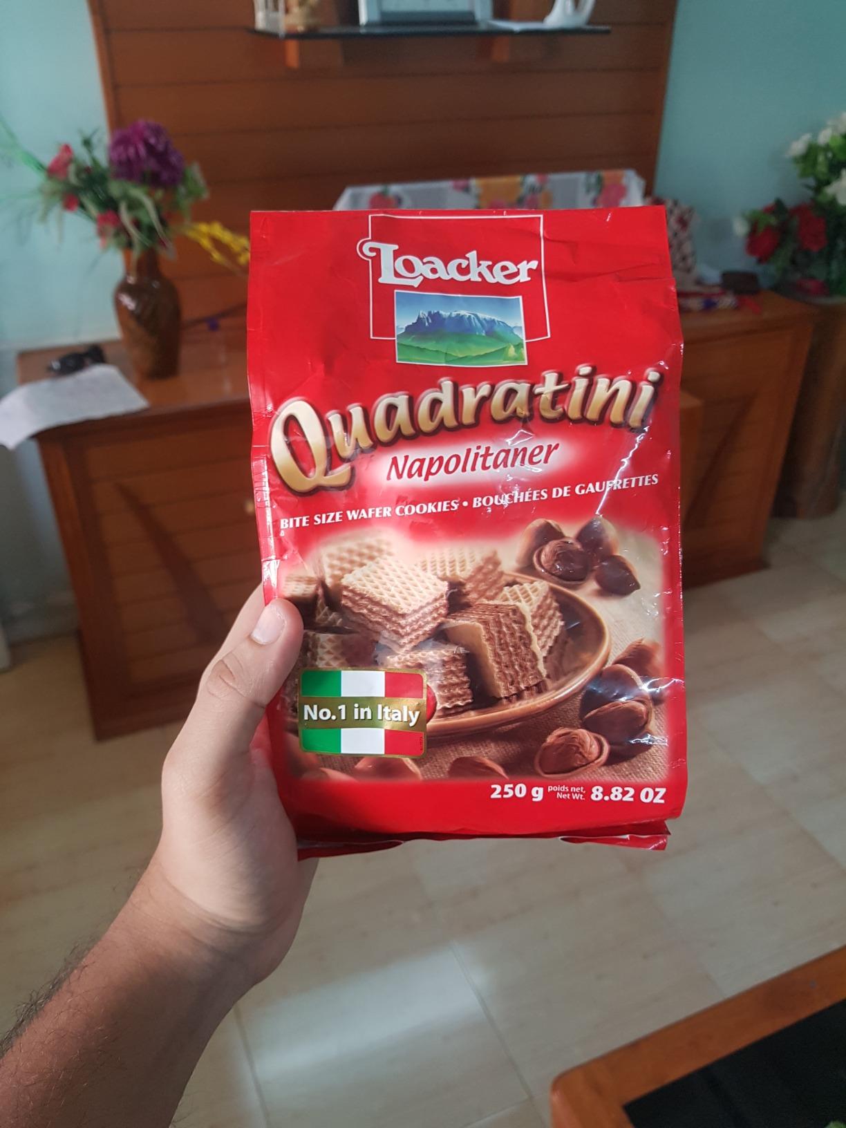 Loacker Quadratini Napolitaner Wafer, 250g : Amazon.in: Grocery ...