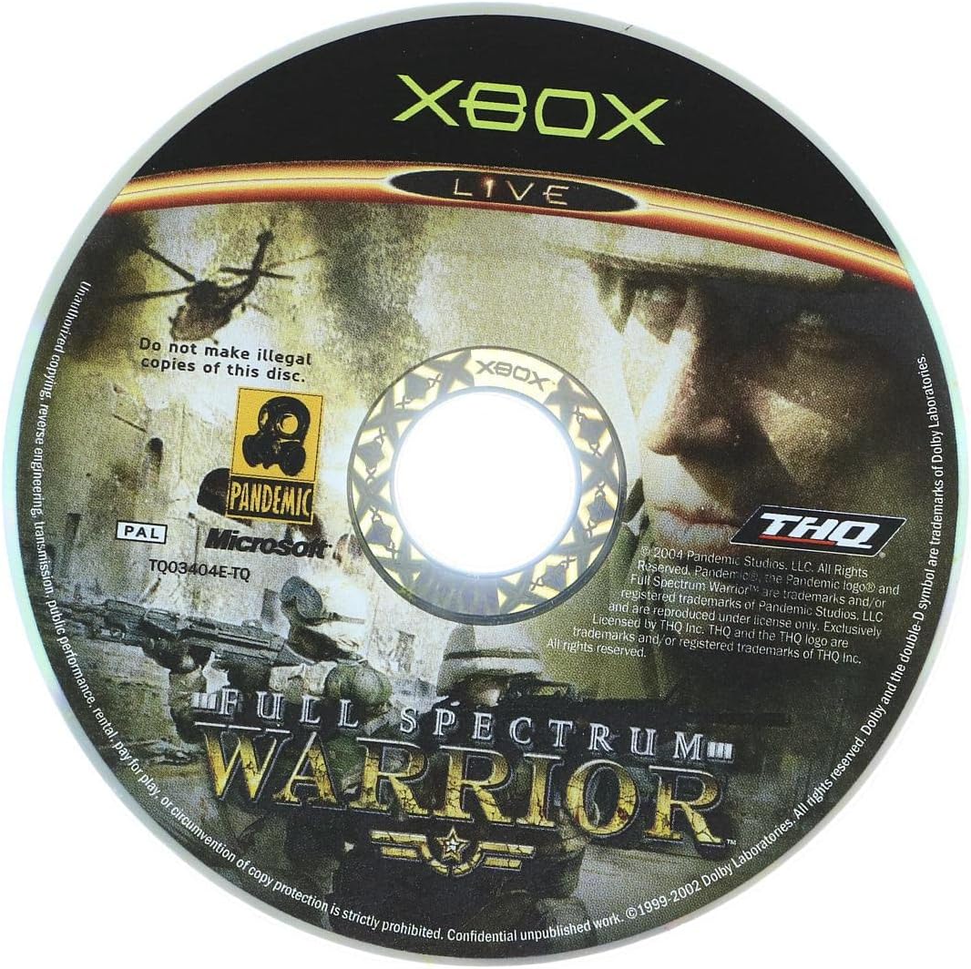 Full Spectrum Warrior (Xbox) : Amazon.co.uk: PC & Video Games