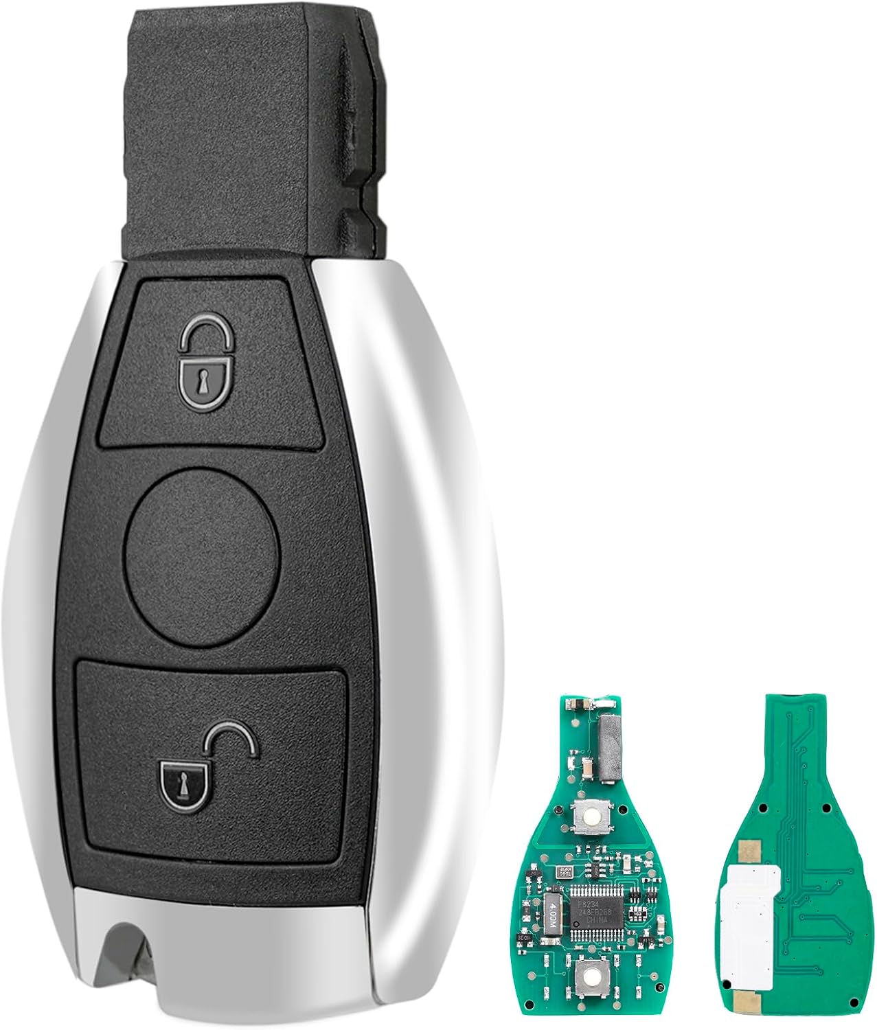 433MHZ 2 Buttons Car Key Fob For Mercedes Benz A B C E S G R Class GL ...