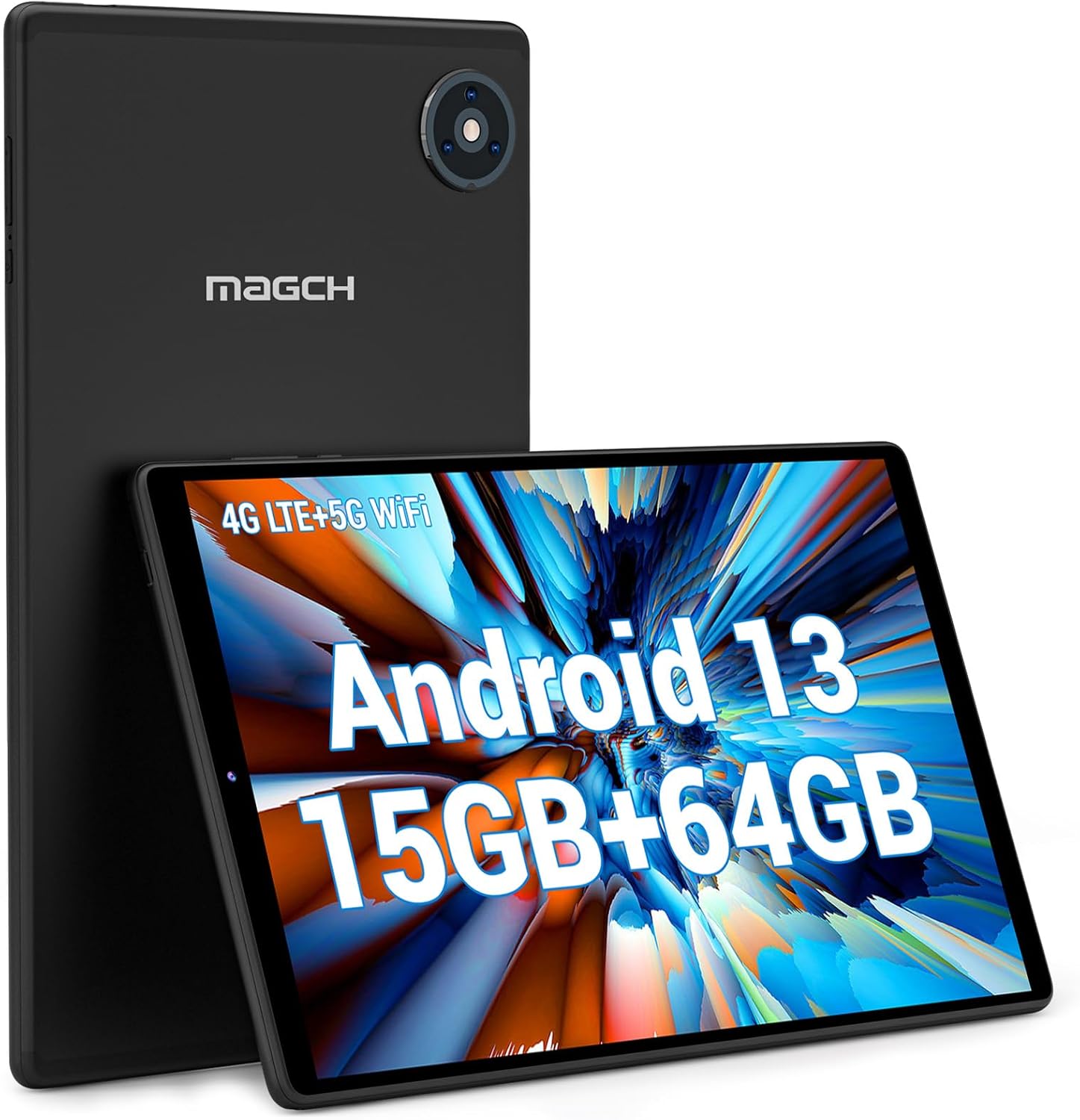 MAGCH Tablet Android 13 Tablet 10 Inch with SIM and WiFi, 15GB RAM ...