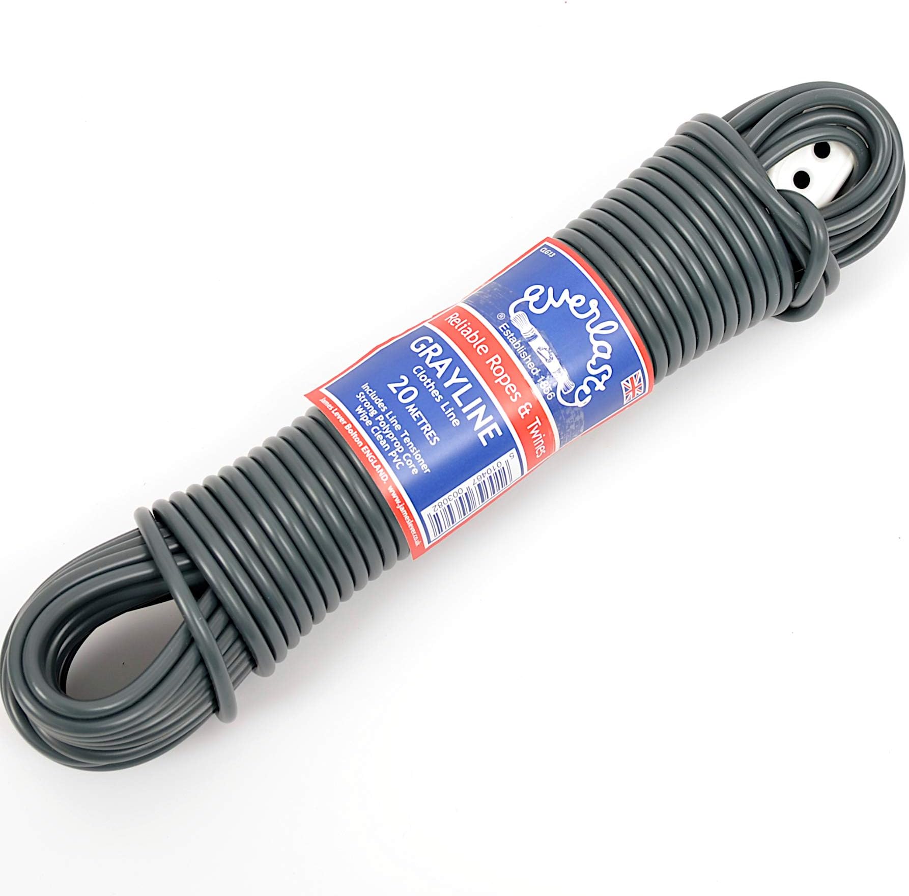 H&S 50m Washing Line Rope Steel Core Laundry Clothes Lines Thick Strong ...