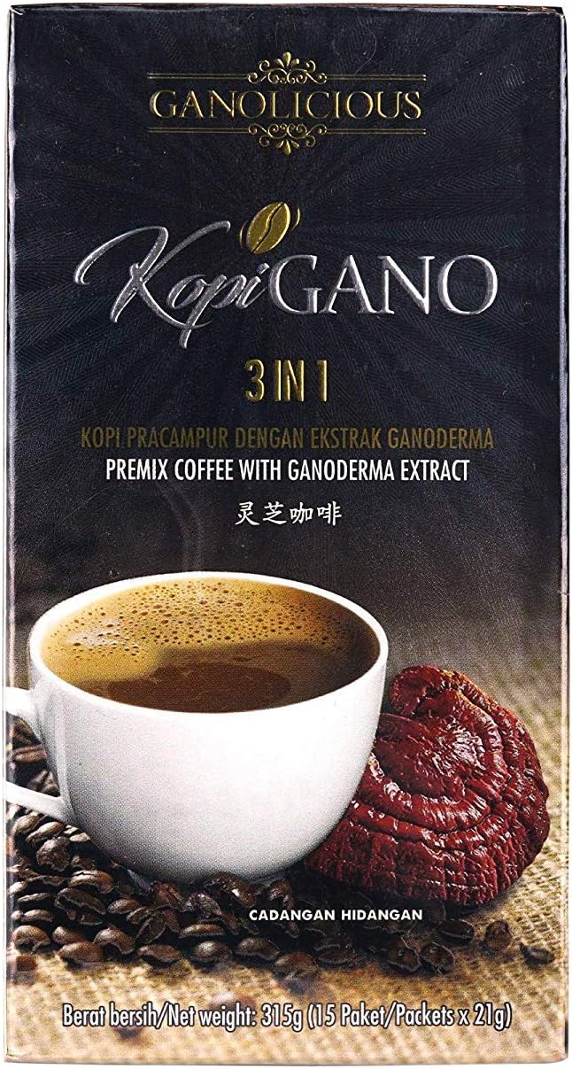 Amazon.com: 18 Boxes GanoCafe 3 in 1 Ganoderma Coffee by Gano Excel ...