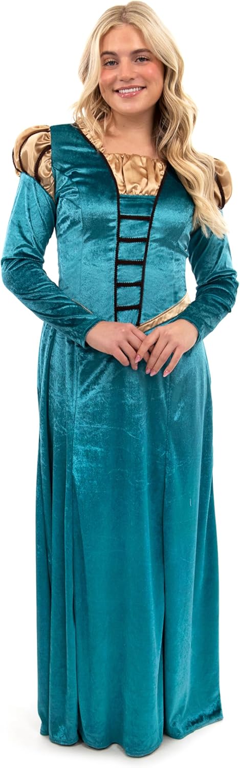 Amazon.com: Little Adventures Enchanted Medieval Princess Dress-Up ...