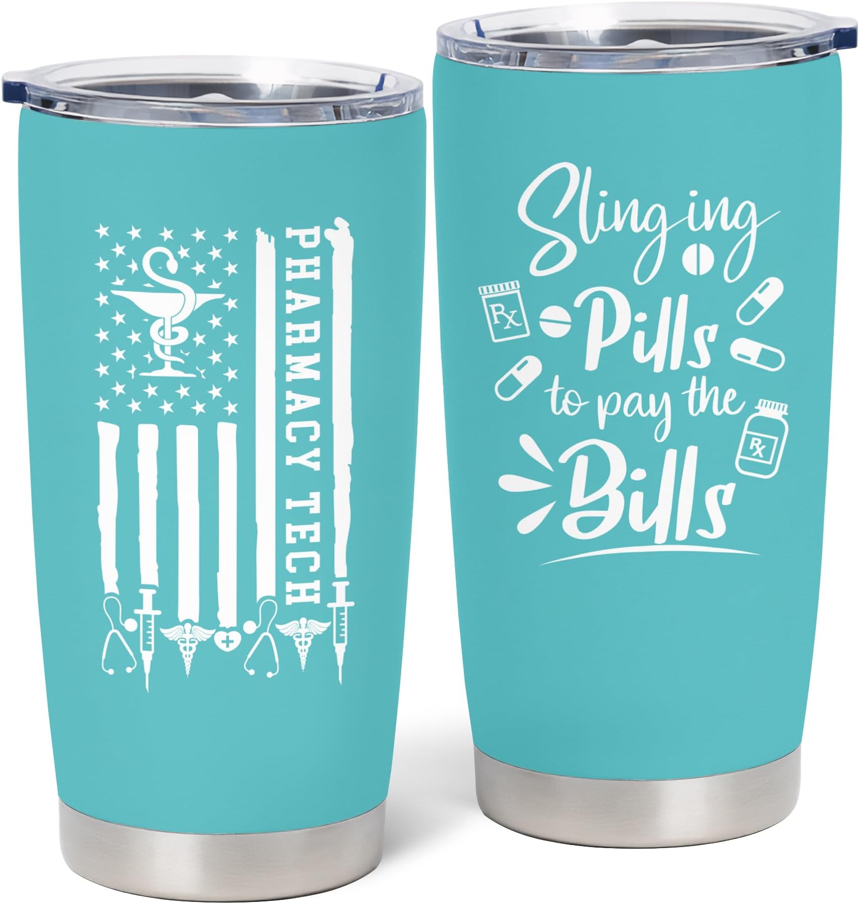 Amazon.com | ZOXIX Pharmacy Technician Tumbler With Funny Sayings For ...