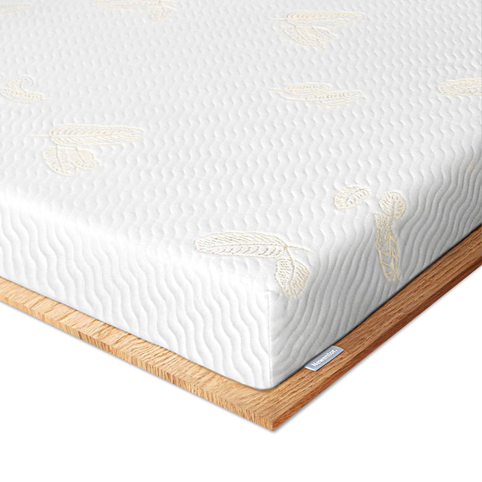 Snapklik.com : Newentor Dual-Layer Memory Foam Mattress Topper - Medium ...