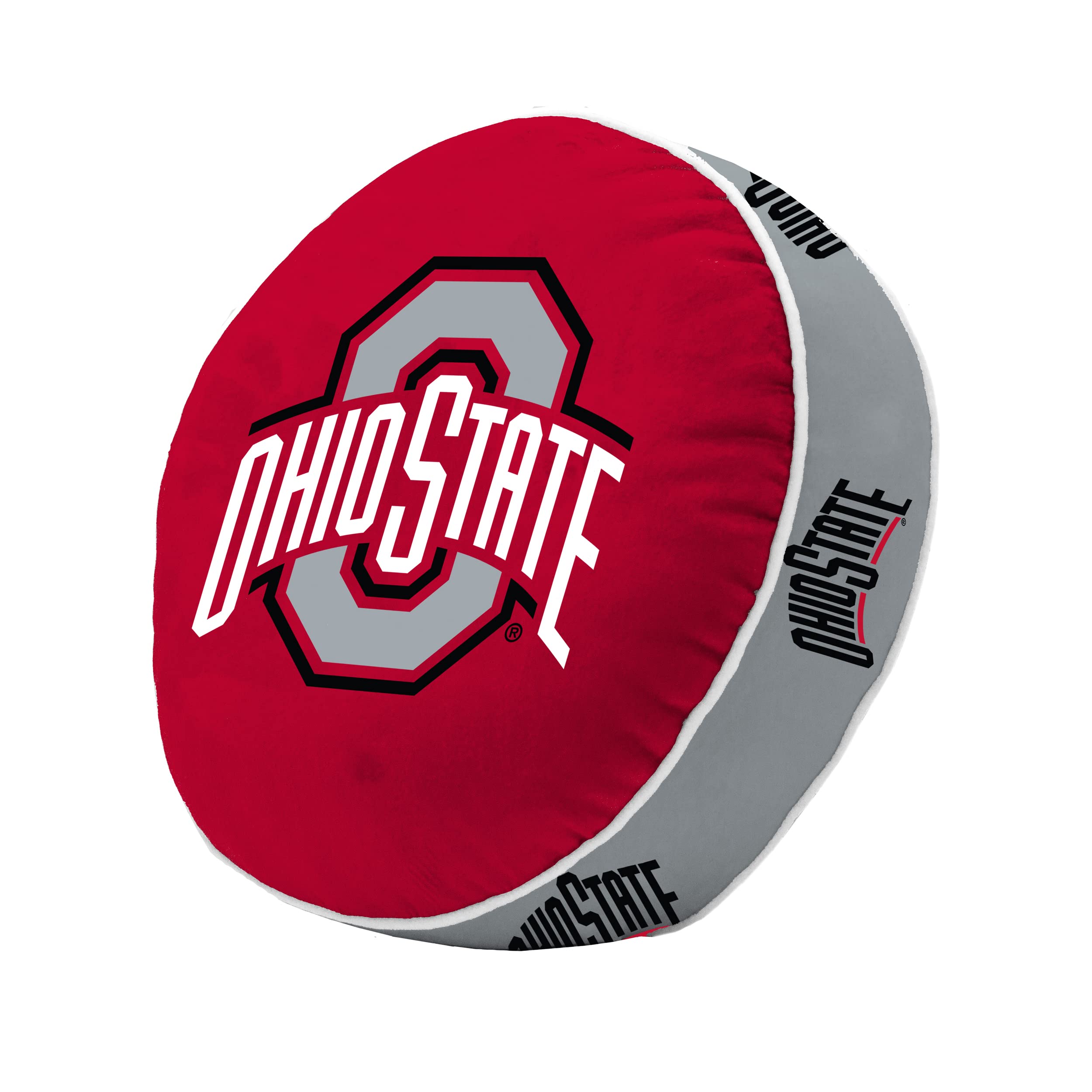 Amazon.com : Logo Brands NCAA Ohio State Buckeyes Puff Pillow – Plush ...